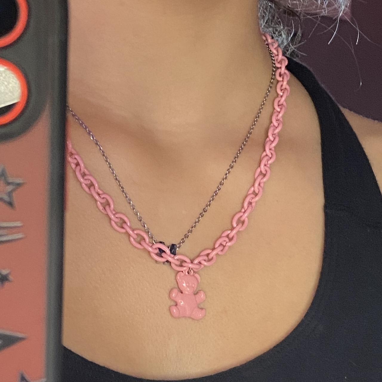 Hot Topic Women's Pink Jewellery | Depop