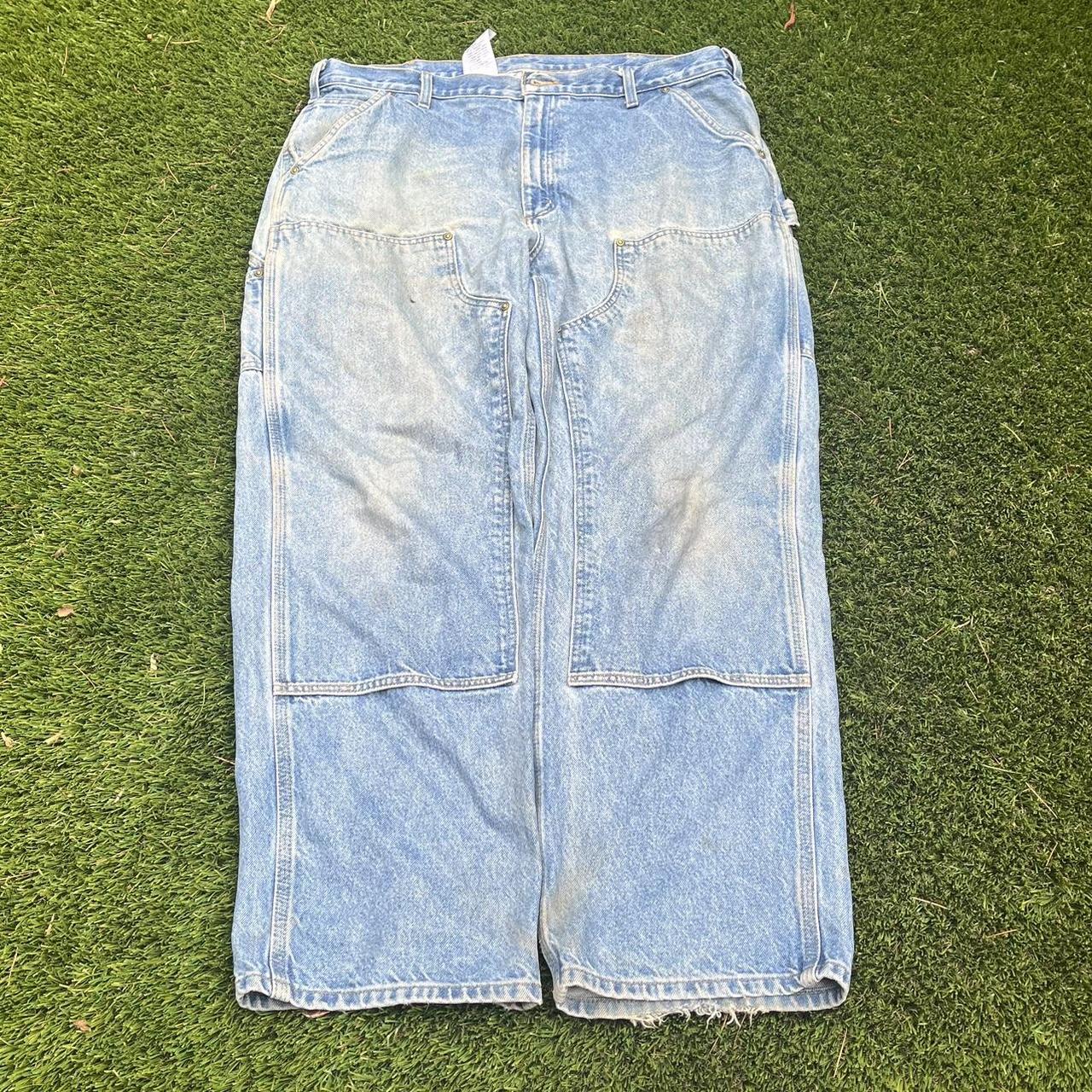38x32 Double Knee Carhartt Carpenter Jeans‼️‼️... - Depop