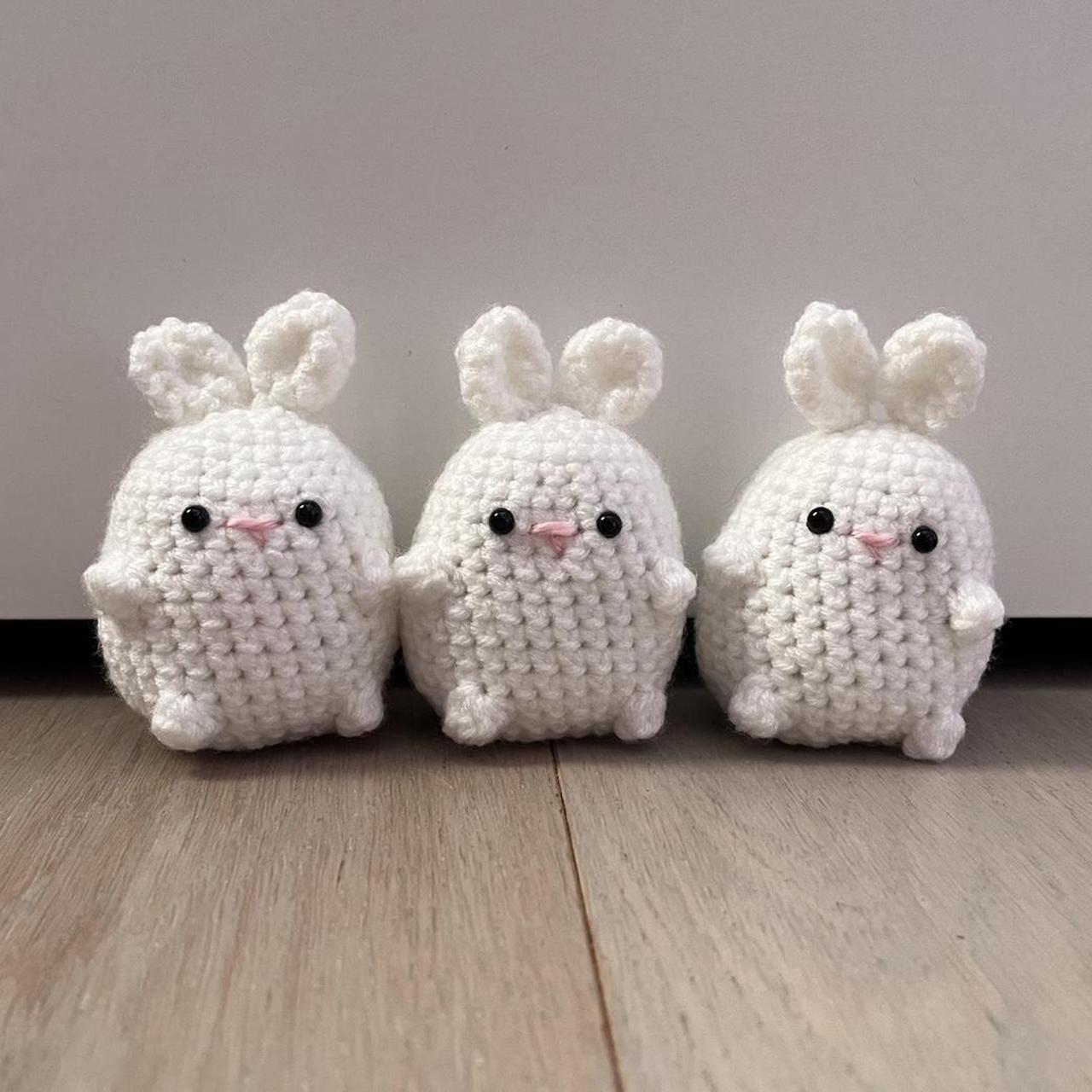 1 Handmade Crochet Bunny Plush 🐰 Each bunny is made... - Depop