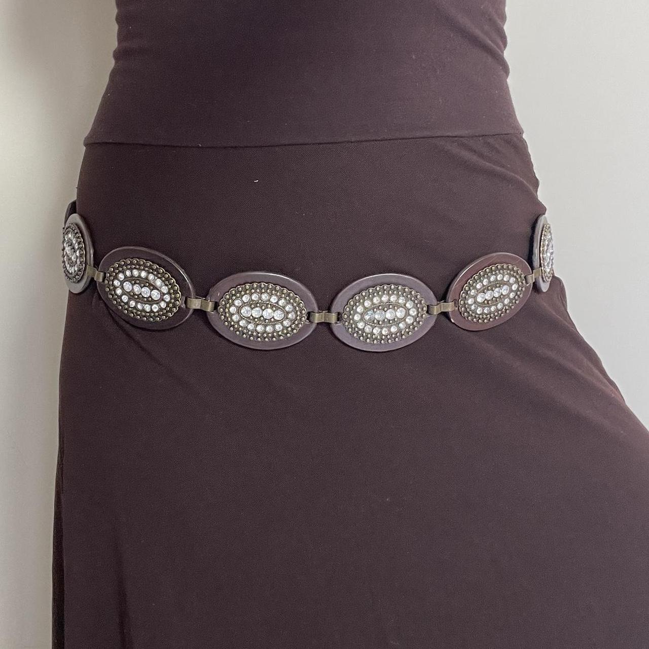 gorgeous vintage disc belt original 90s 00s piece... - Depop