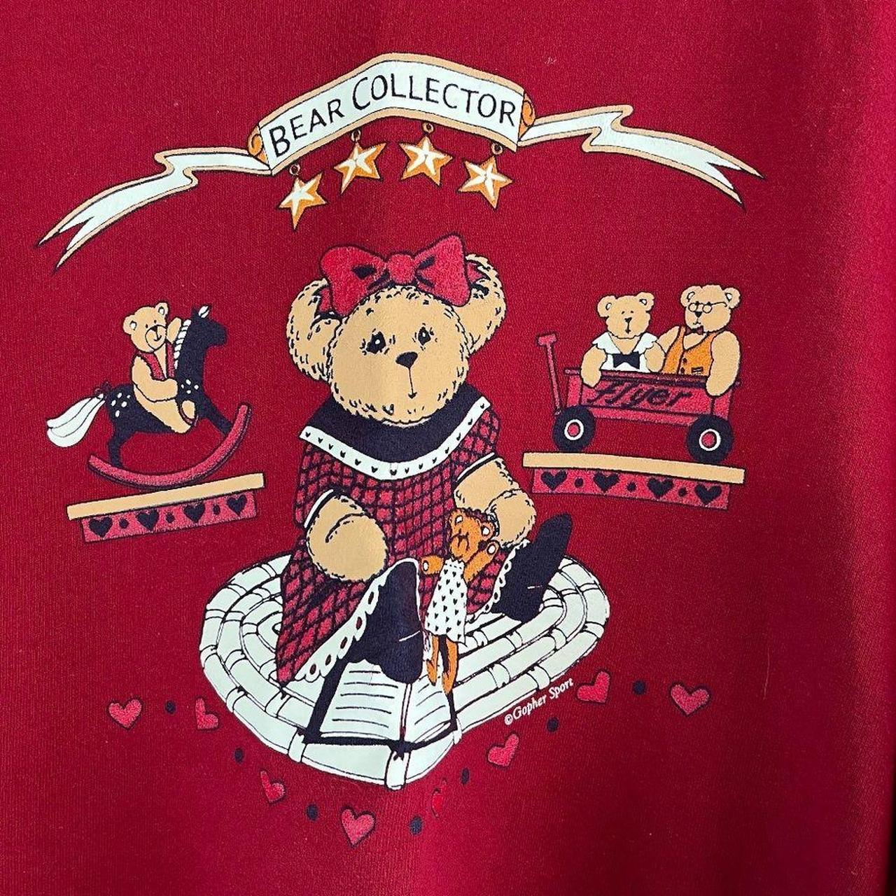 Vintage 90s Gopher Sport "Bear Collector"' Crewneck... - Depop