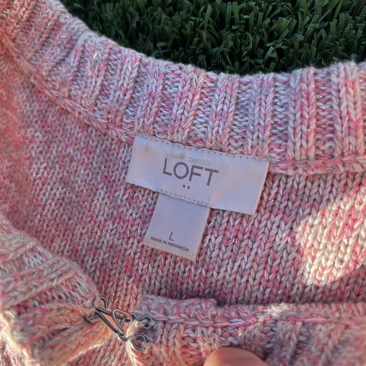 Pink Loft Grandma Sweater - Such a nice pickup -... - Depop