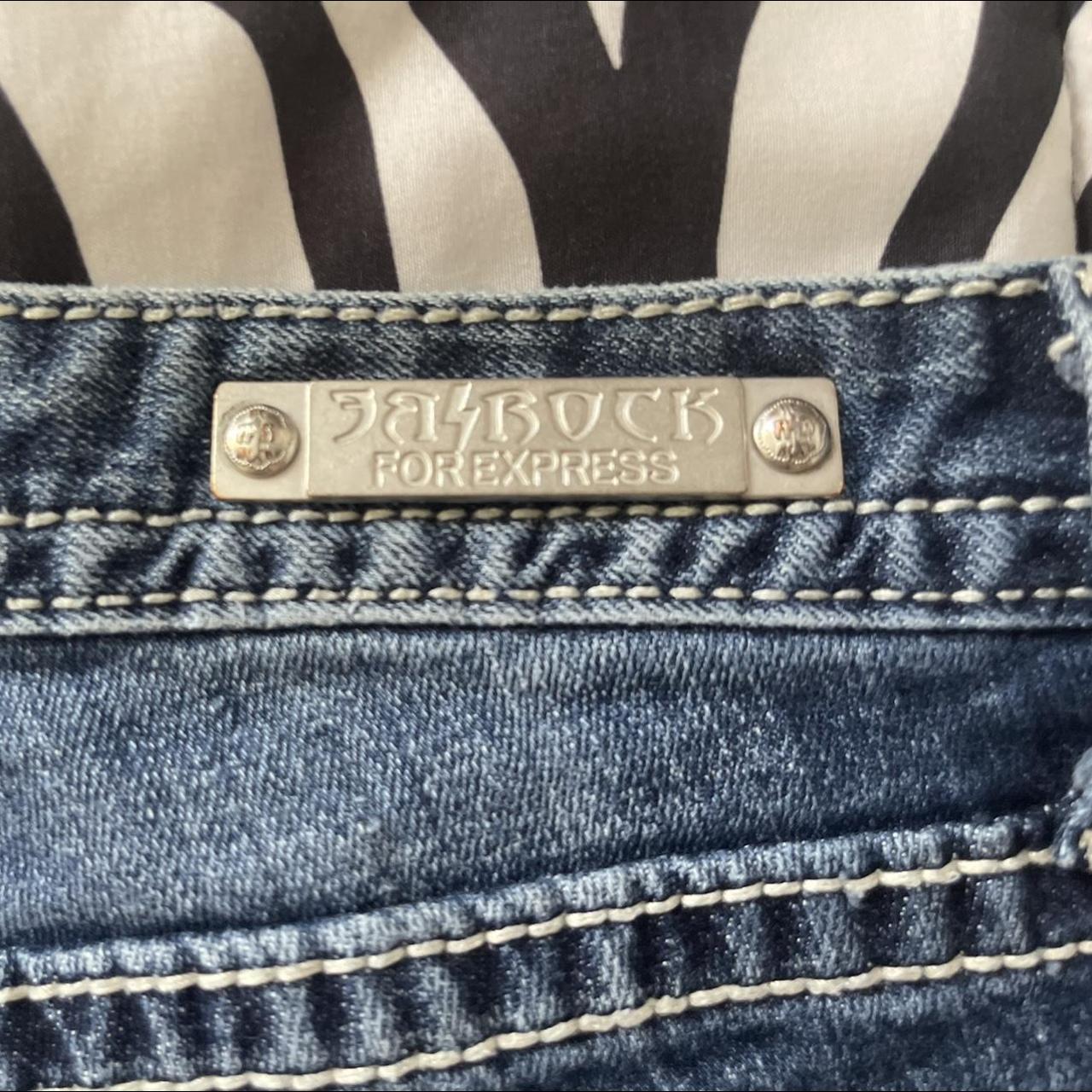 “REROCK FOR EXPRESS” Low-rise skinny/bootcut jeans ! - Depop