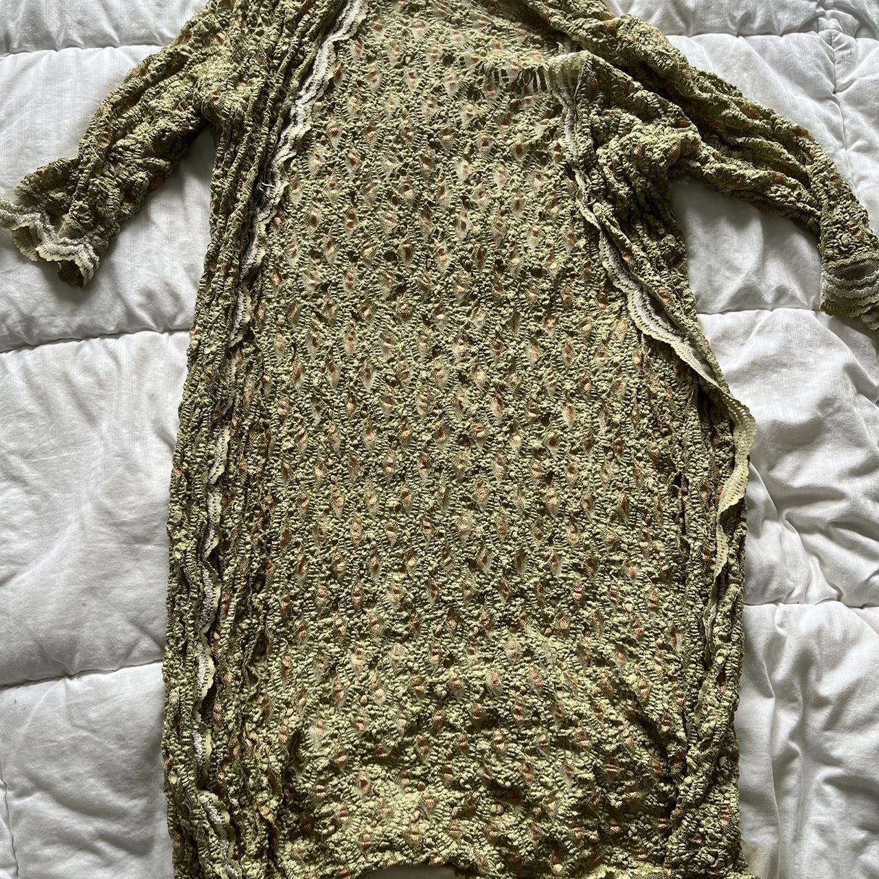 vintage lace long line jacket Super beautiful lace... | Depop