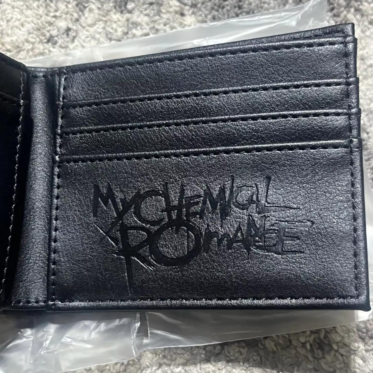 my chemical romance wallet goth punk 90s 2000s emo... - Depop