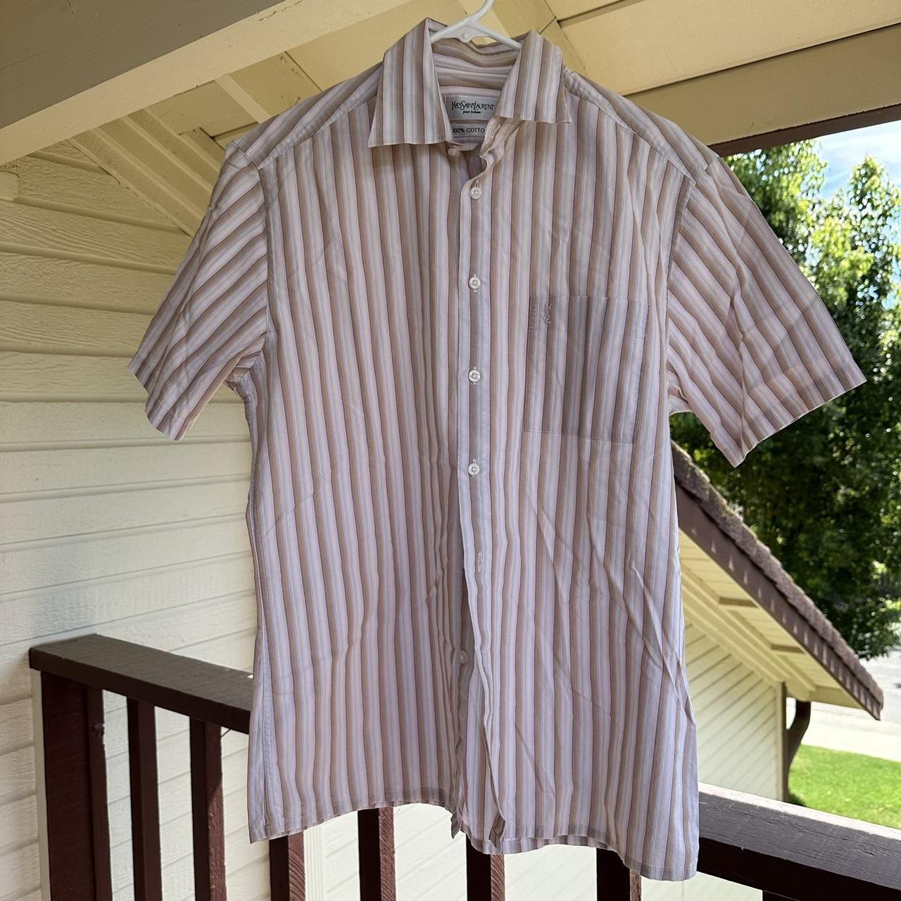 YSL MENS BUTTON UP - amazing condition - Depop