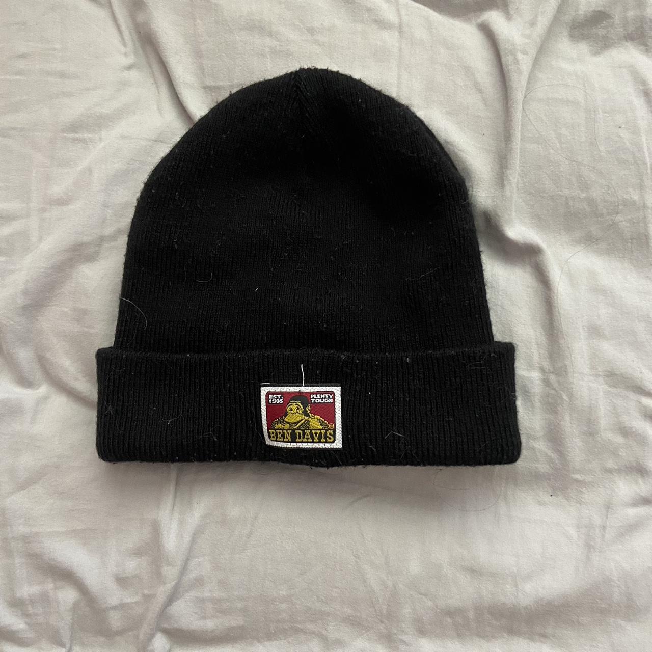 🚨NO PAYPAL🚨 black ben davis beanie condition:10/10 - Depop