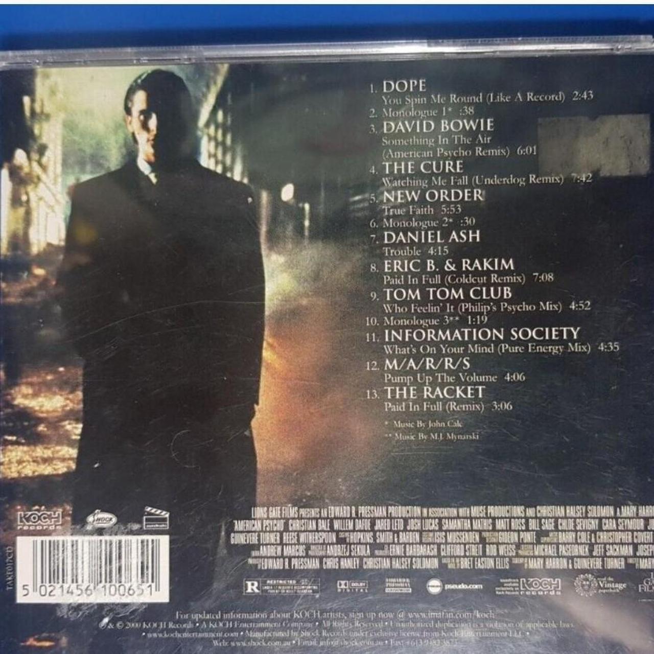 2000 American Psycho Original Movie Film Soundtrack... - Depop