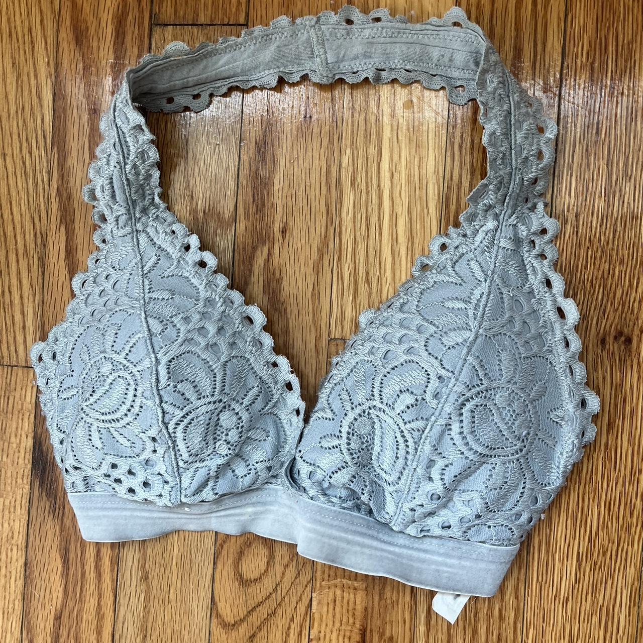 Garage Women's Grey Bra | Depop