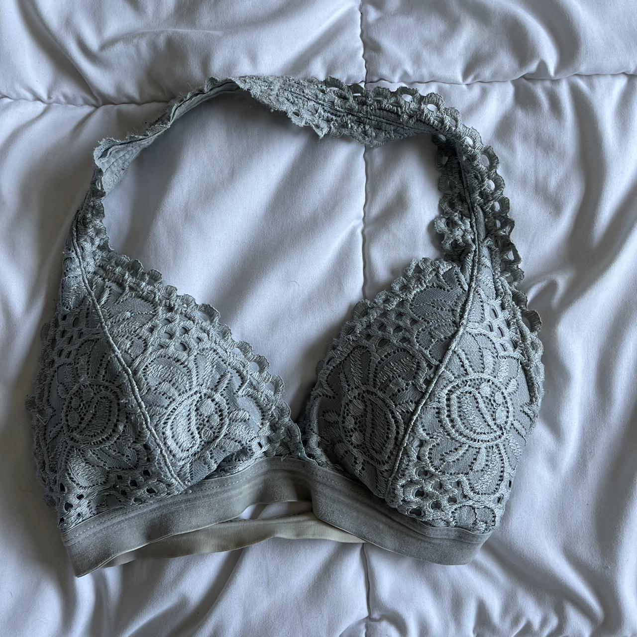 Garage Women's Grey Bra | Depop
