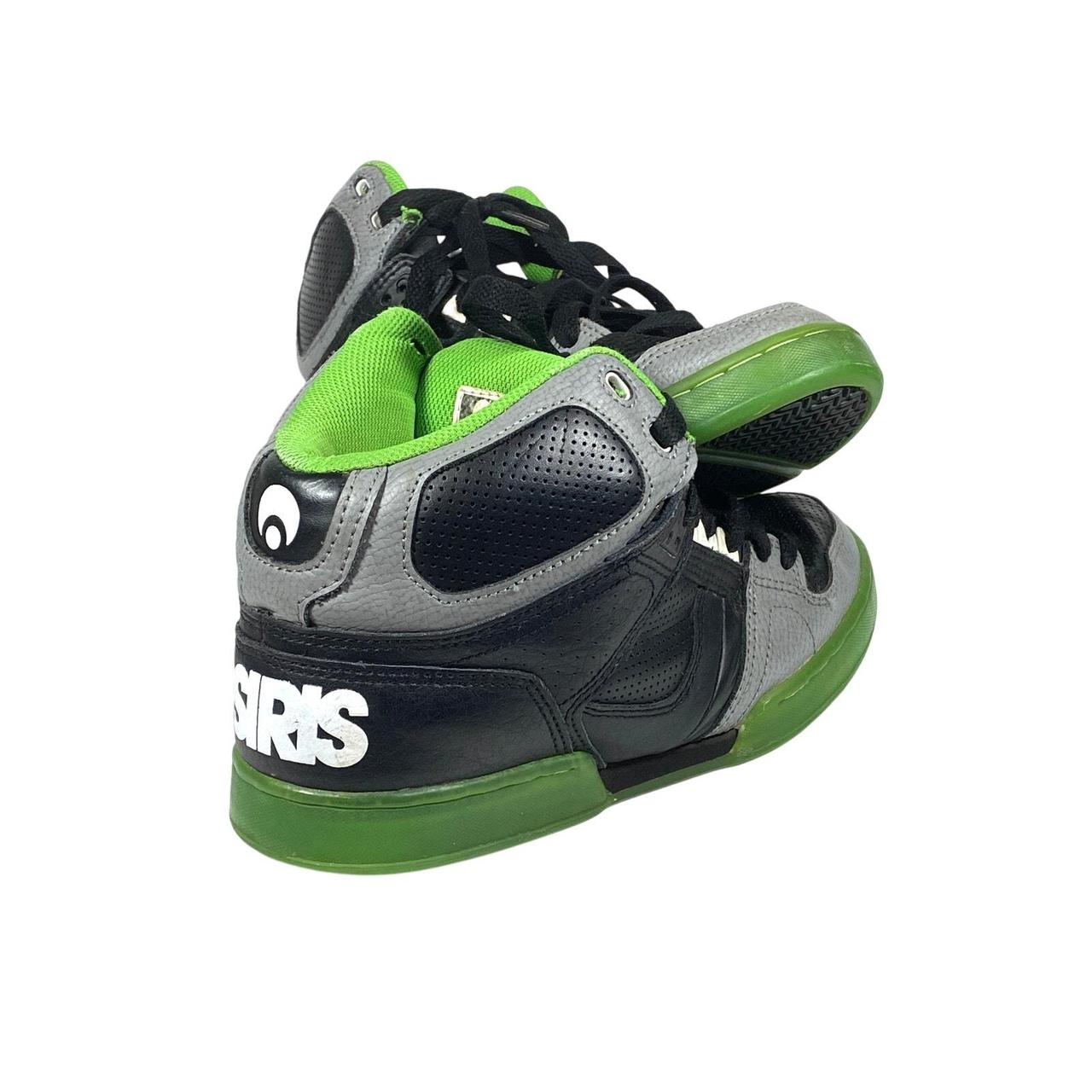 Osiris NYC 83 High Top Skate Sneaker Shoe Lime Green... - Depop