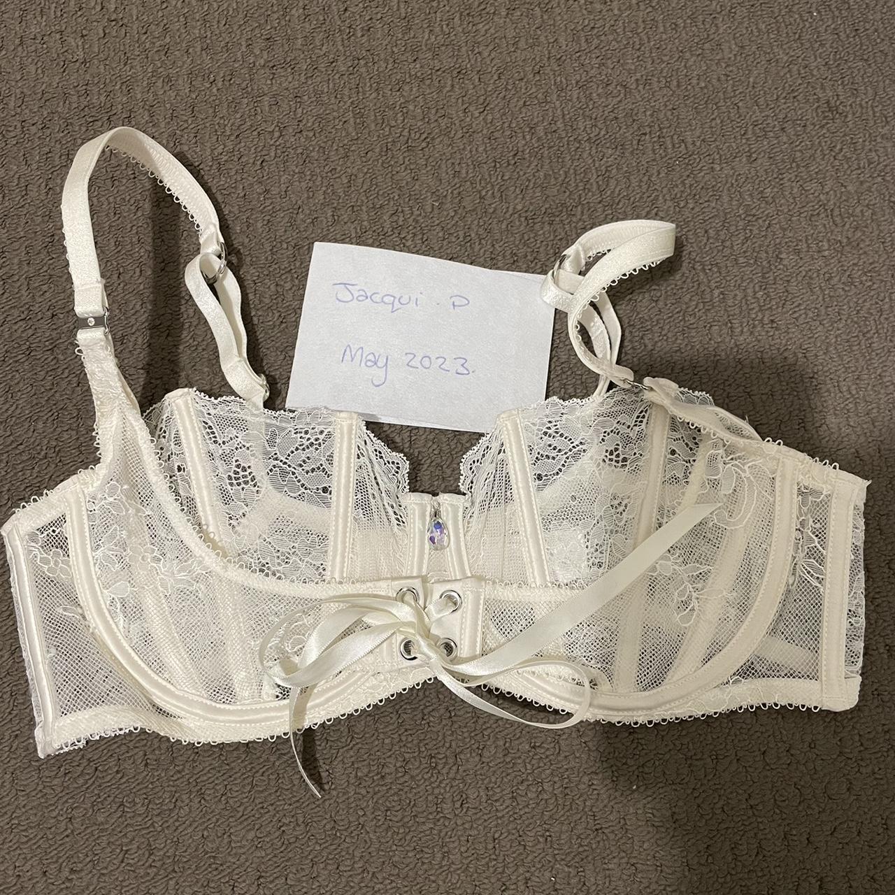 Honey Birdette Rebecca Ivory Bra 14D No flaws - Depop