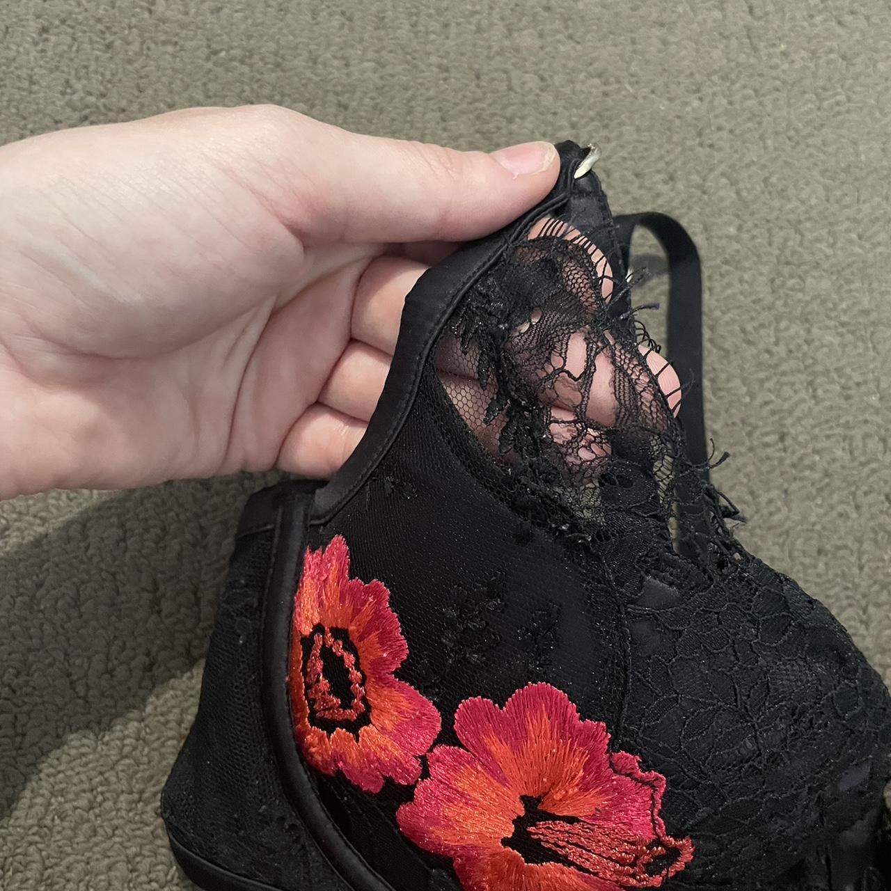 Honey birdette chelsea bra 12D Small fraying in... - Depop