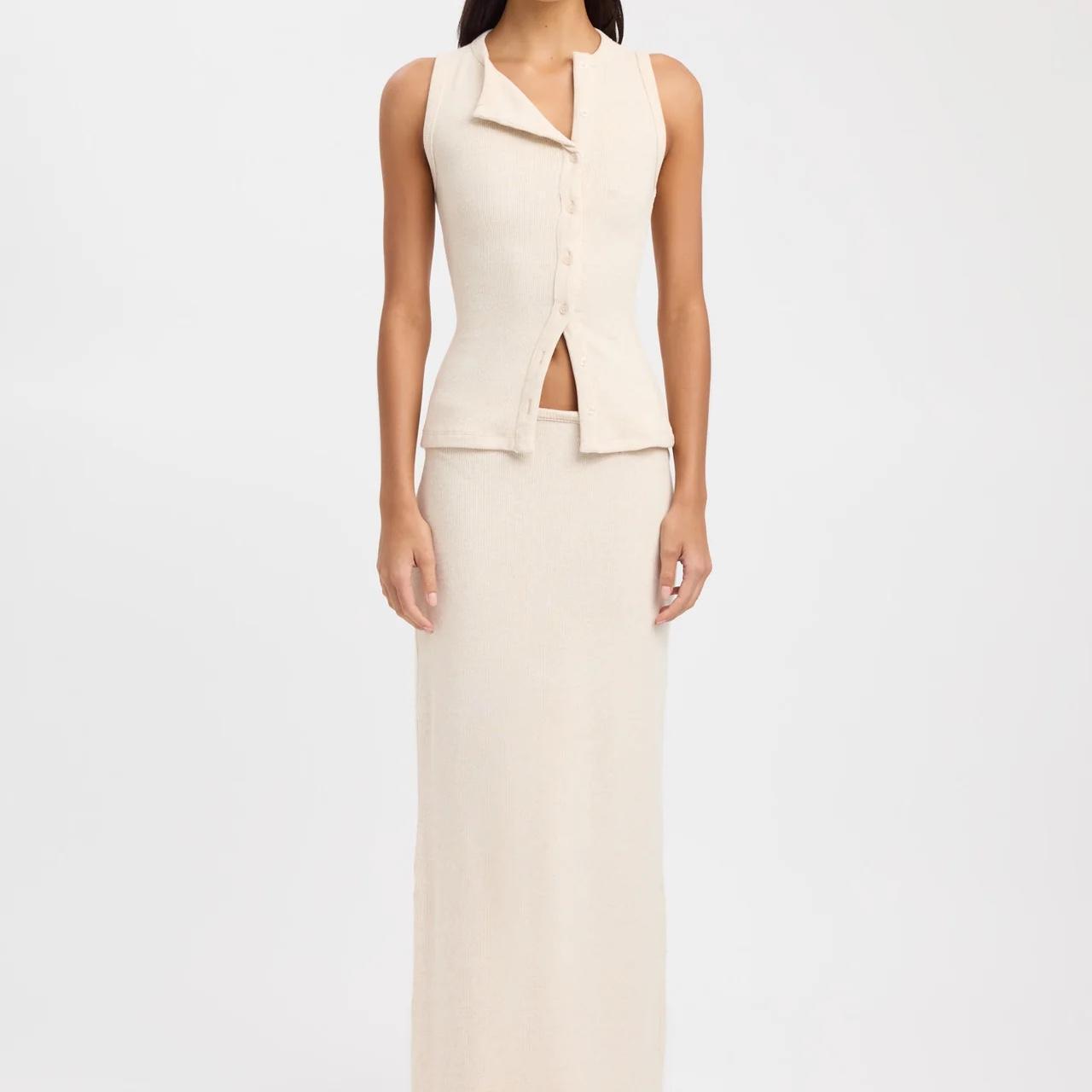 Kookai BEC BUTTON TANK Size 8 | Depop