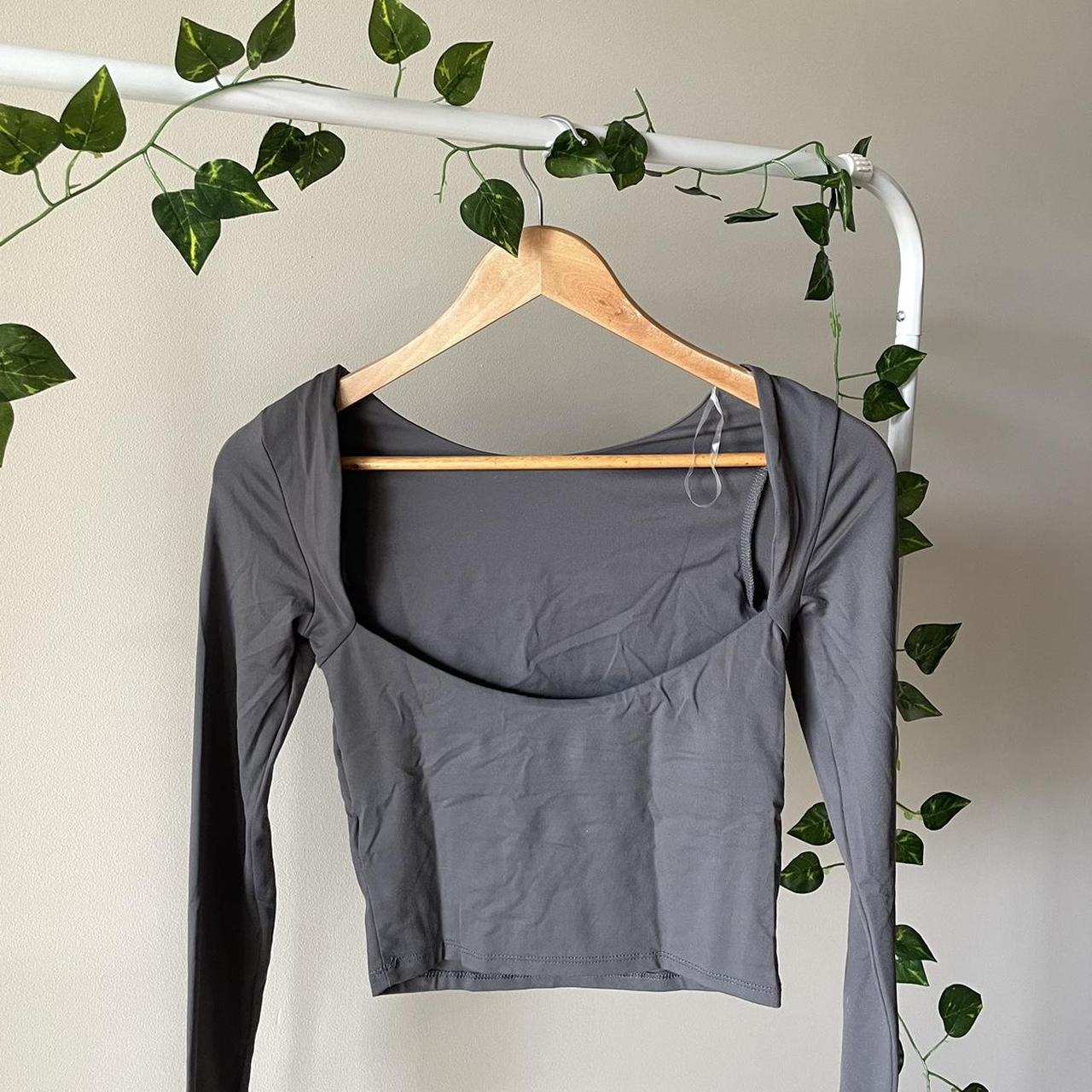 Glassons long sleeve open back top Worn once,... - Depop