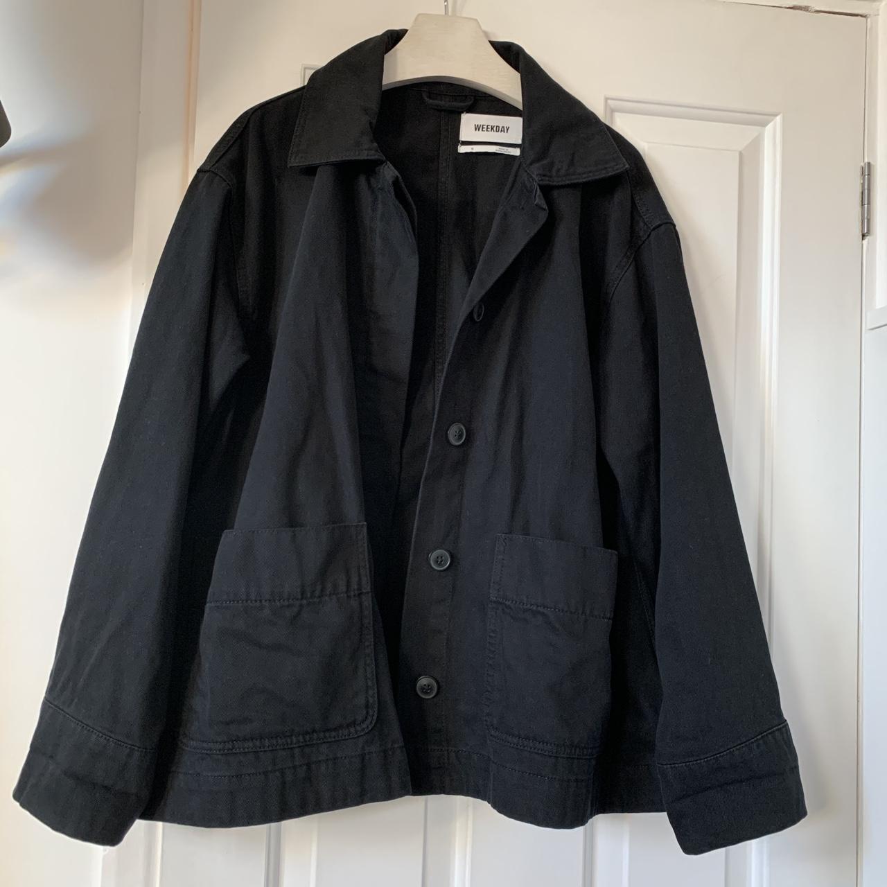 Weekday Women's Black Jacket | Depop