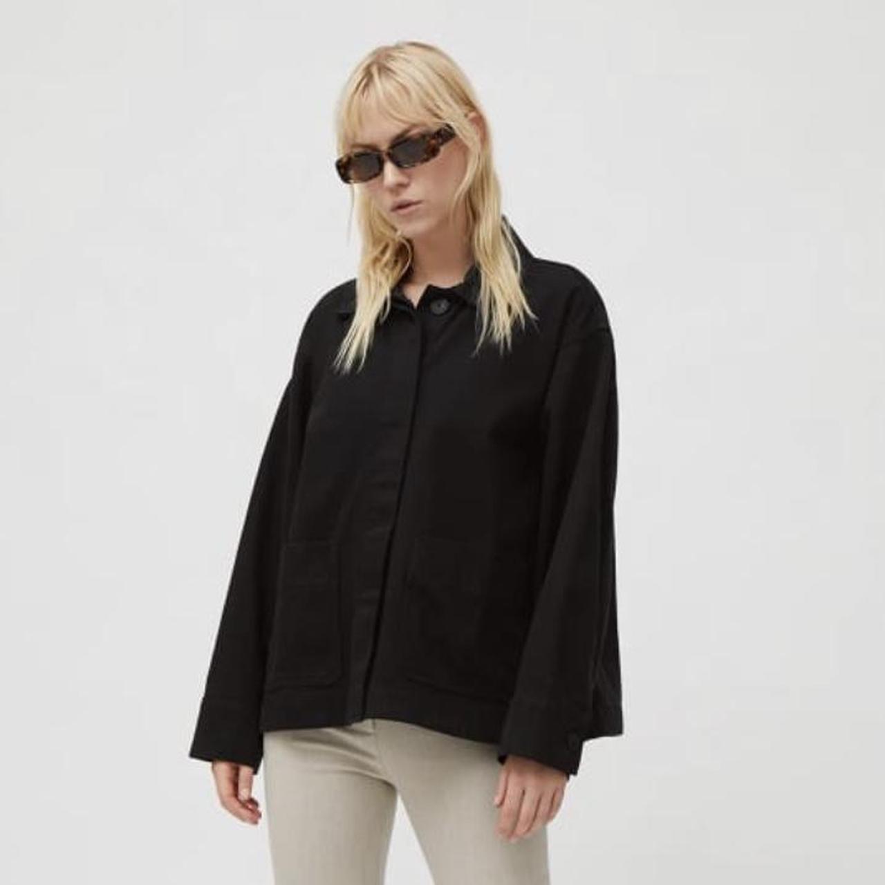 Weekday Women's Black Jacket | Depop