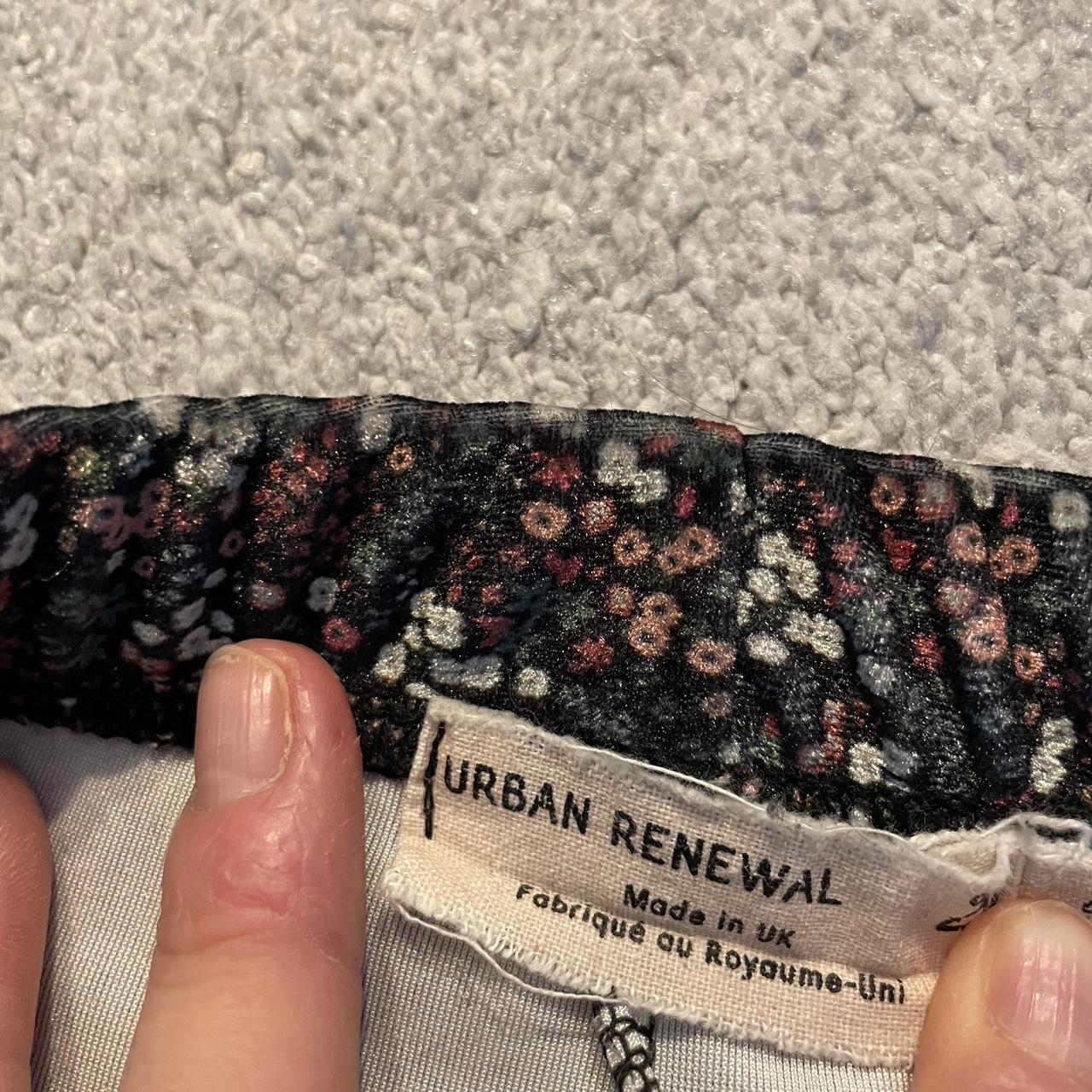 Velvet floral Urban Renewal flares Super stretchy... - Depop