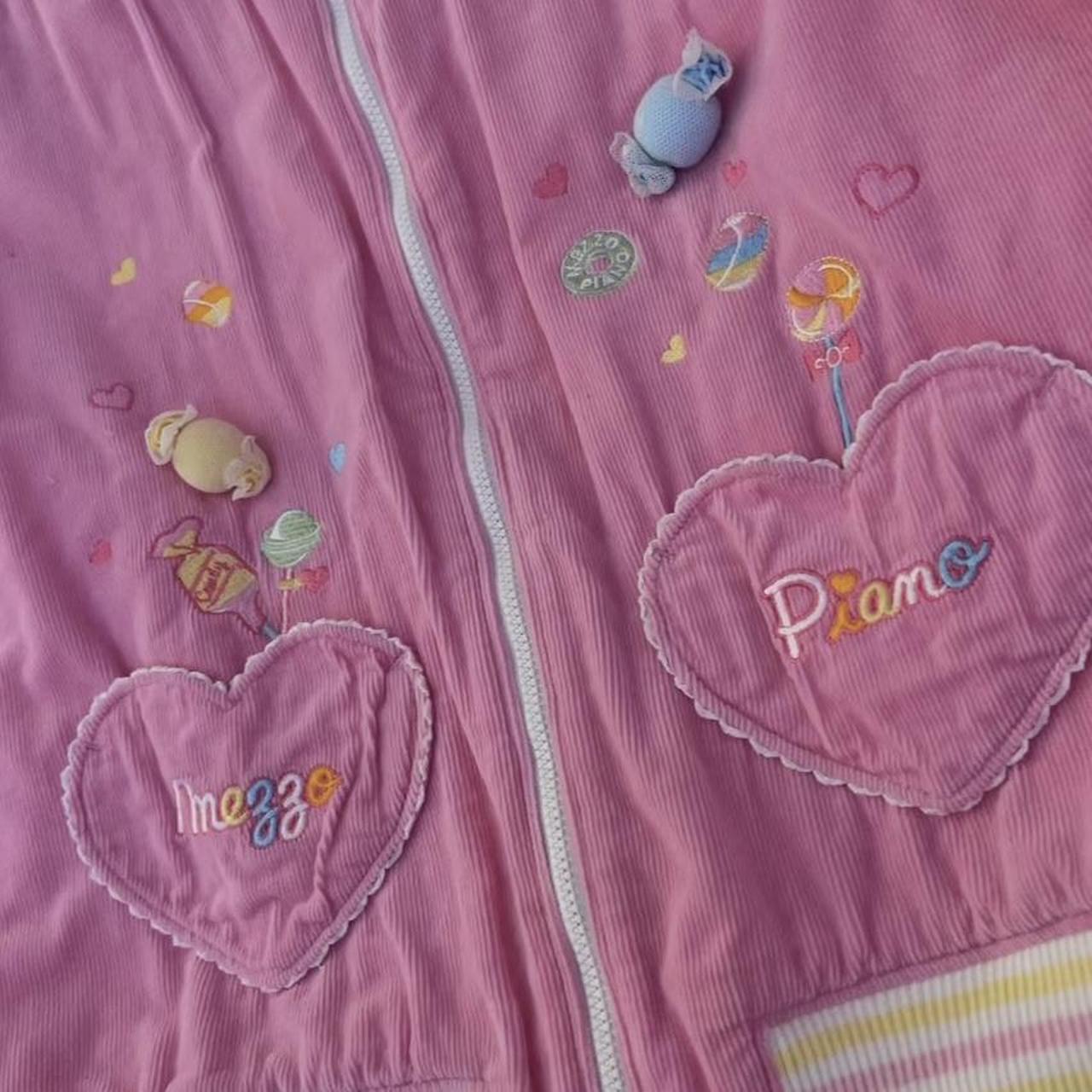 supa cute candy mezzo piano jacket 🍬 ! 130 cm ᪗꒰ྀི ̥_... - Depop