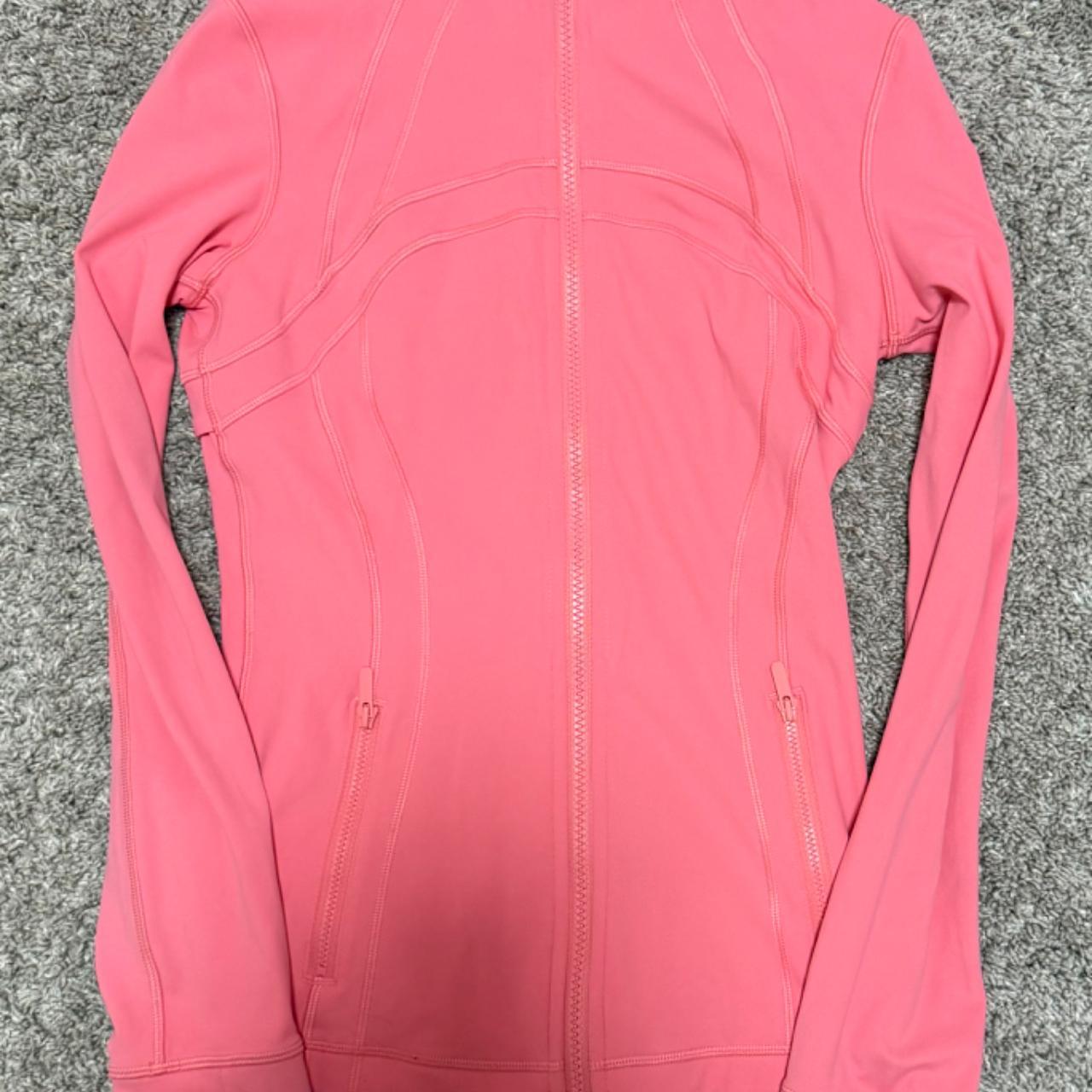 Pink Lululemon Align Jacket. Pink/Orange. Size 4 | Depop