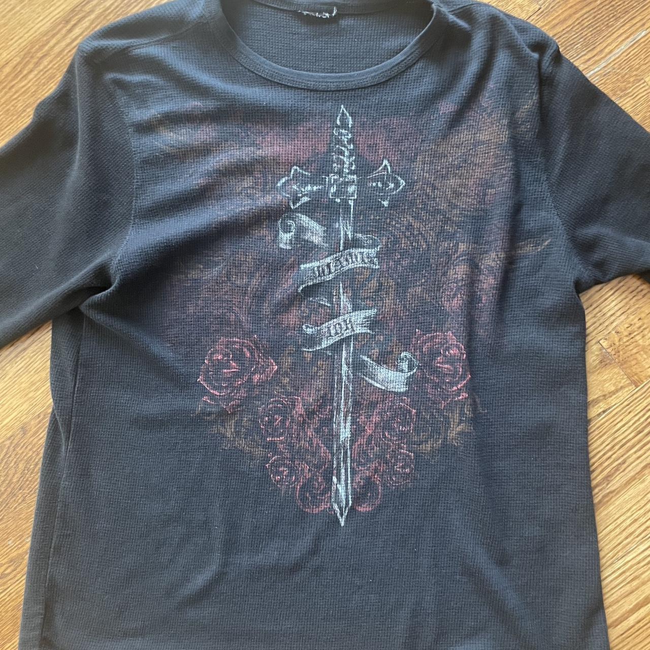 Miami Ink thermal shirt Really comfy, fits like a... - Depop