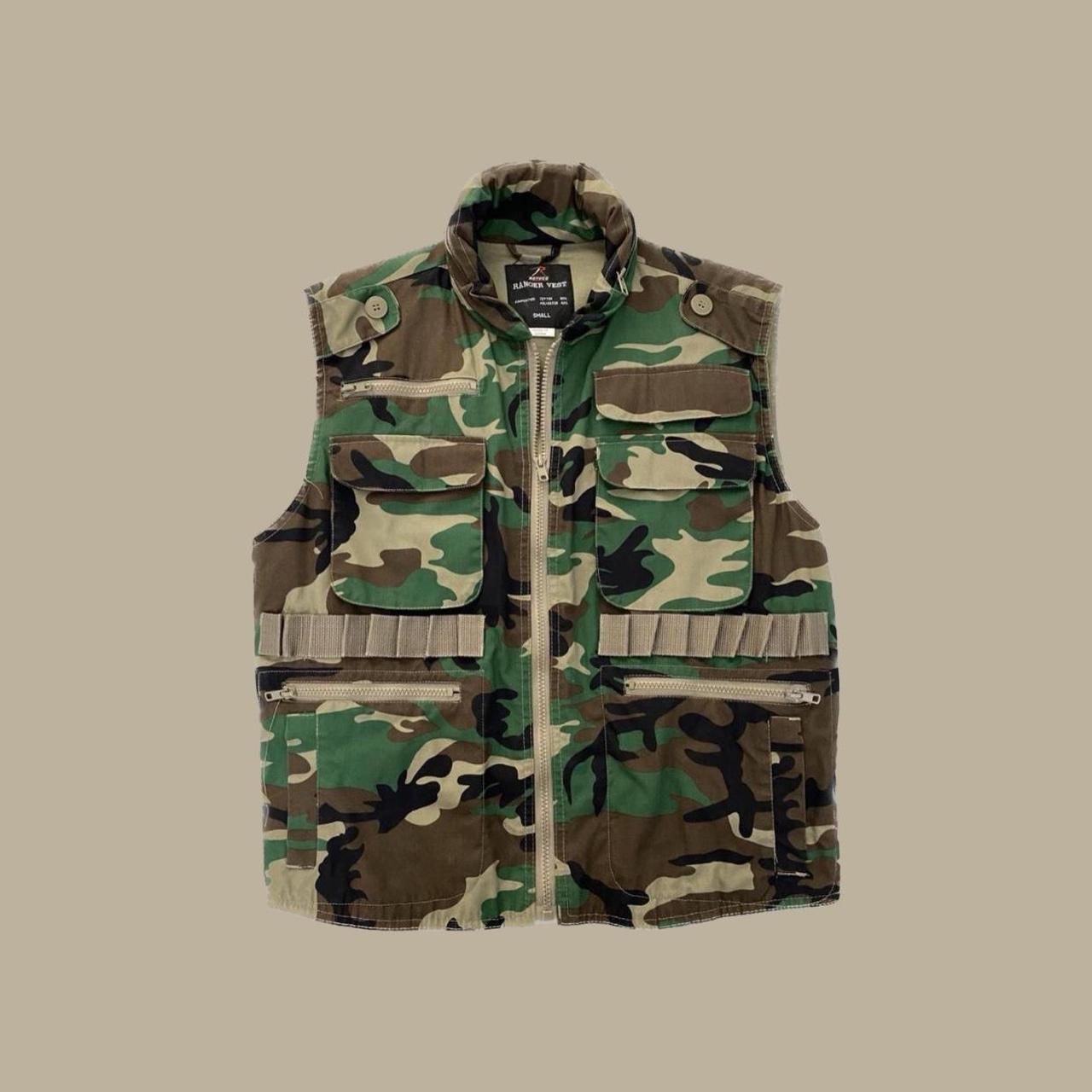 Rothco ranger vest with multiple zippered pockets,... - Depop