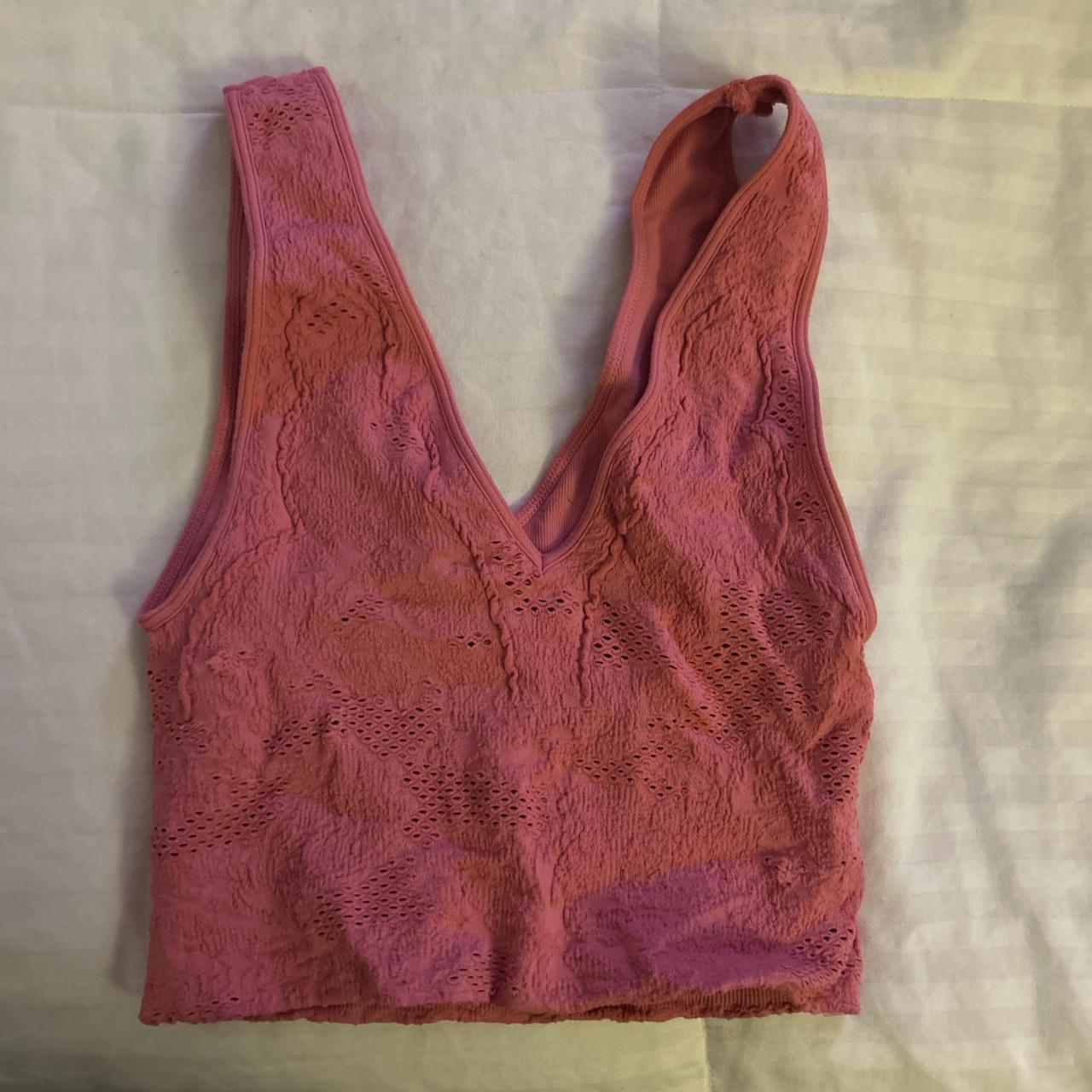 coral pink free people tank! - Depop