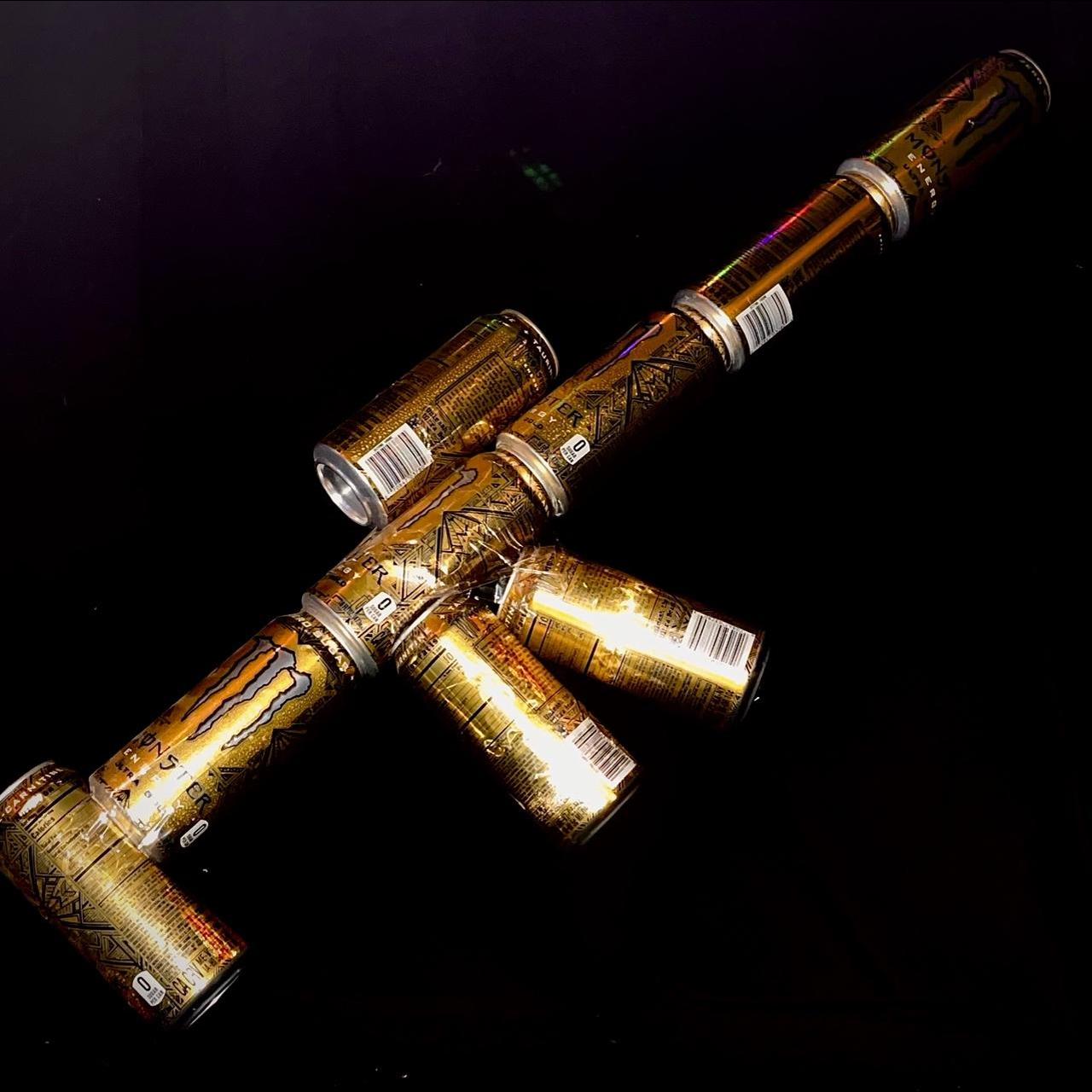 Monster Energy Gun!!! (GOLD) Personal project of... | Depop