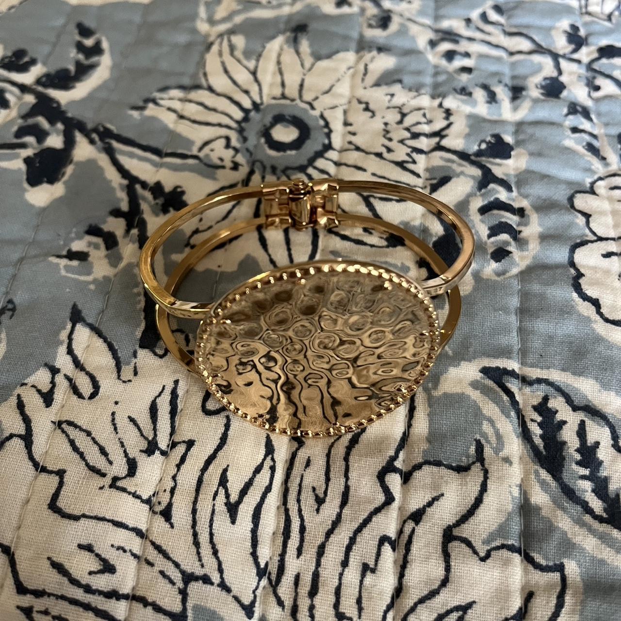 VERSONA gold bangle bracelet -never worn -brand... | Depop