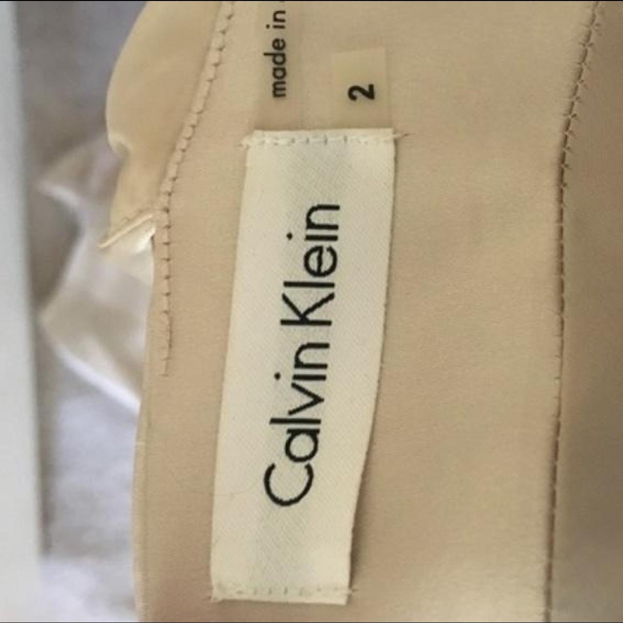 Calvin Klein Silk Champagne Formal Dress 🥂 DO NOT... - Depop