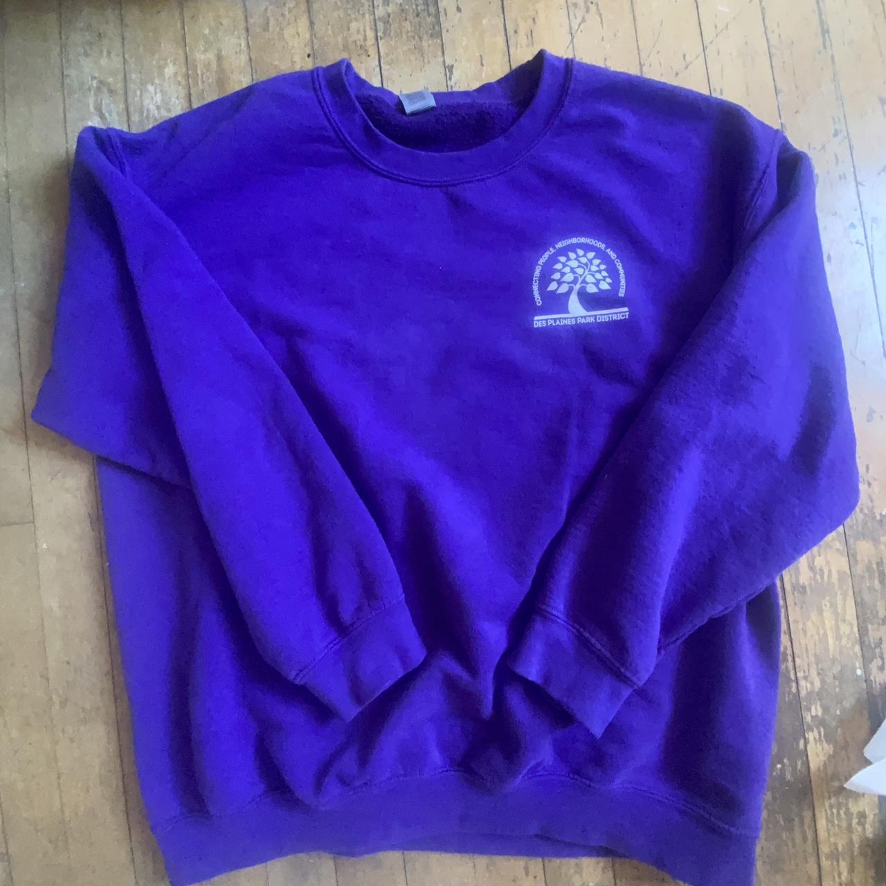 Purple Comfy Sweatshirt Color ~ purple Size ~... - Depop