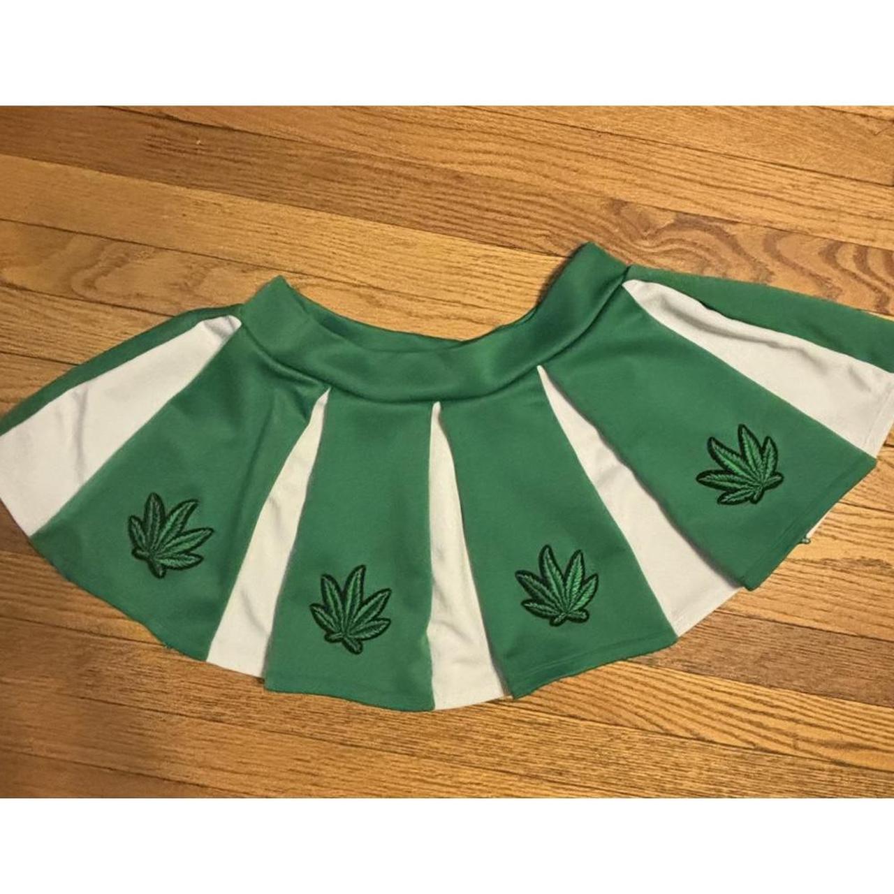 420 mini Skirt 😮‍💨😮‍💨 Size - large #420 #maryjane... - Depop