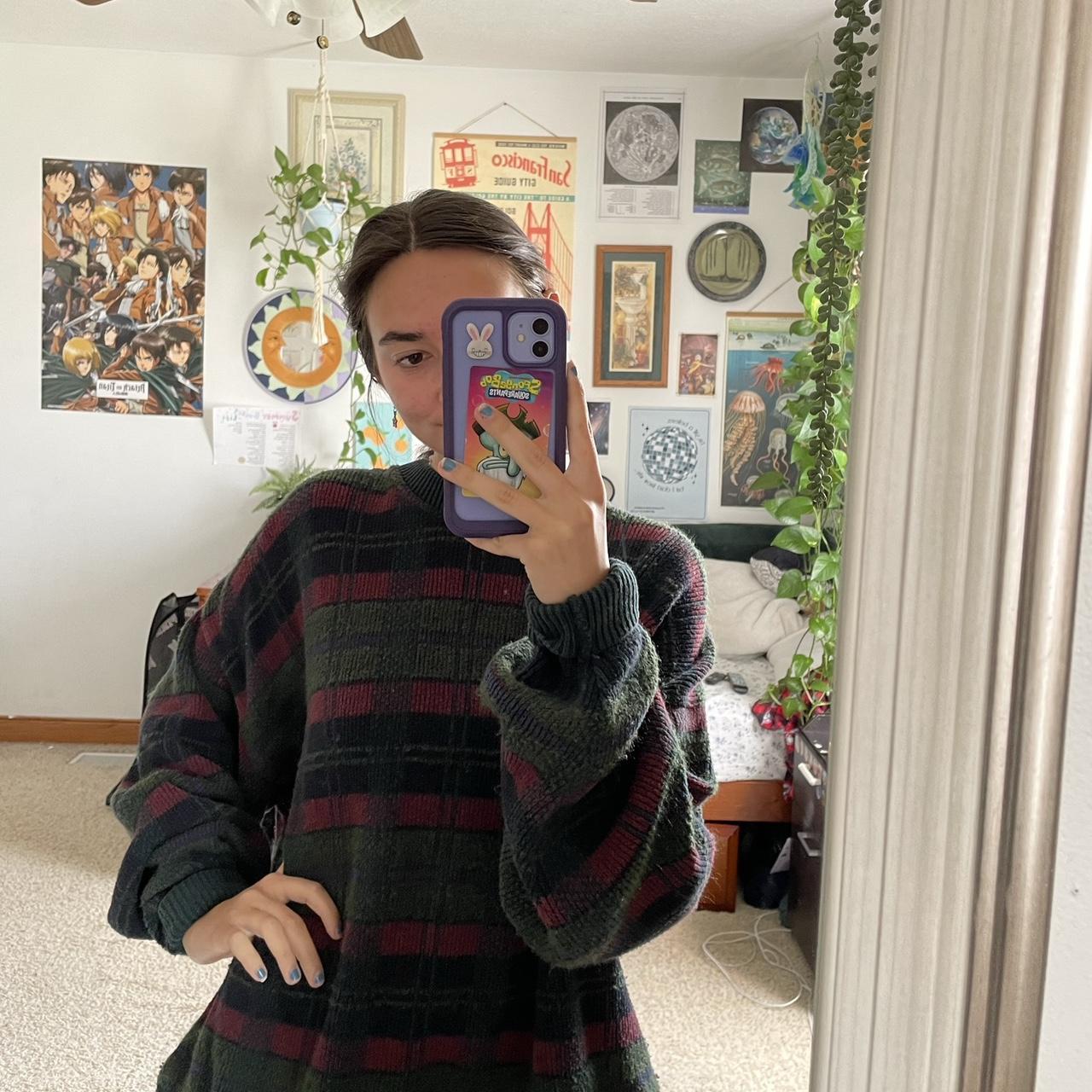 perfect oversized fall grandpa sweater super thick... - Depop
