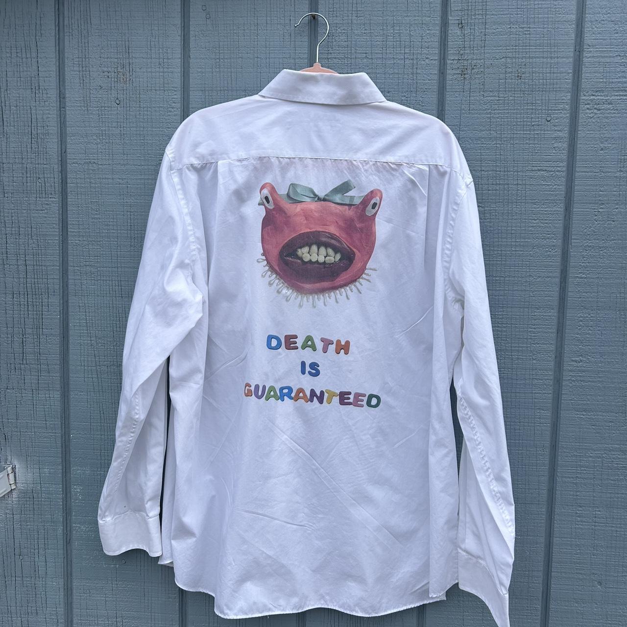 Death is guaranteed slug shirt! Tagged a men’s 18 or... - Depop