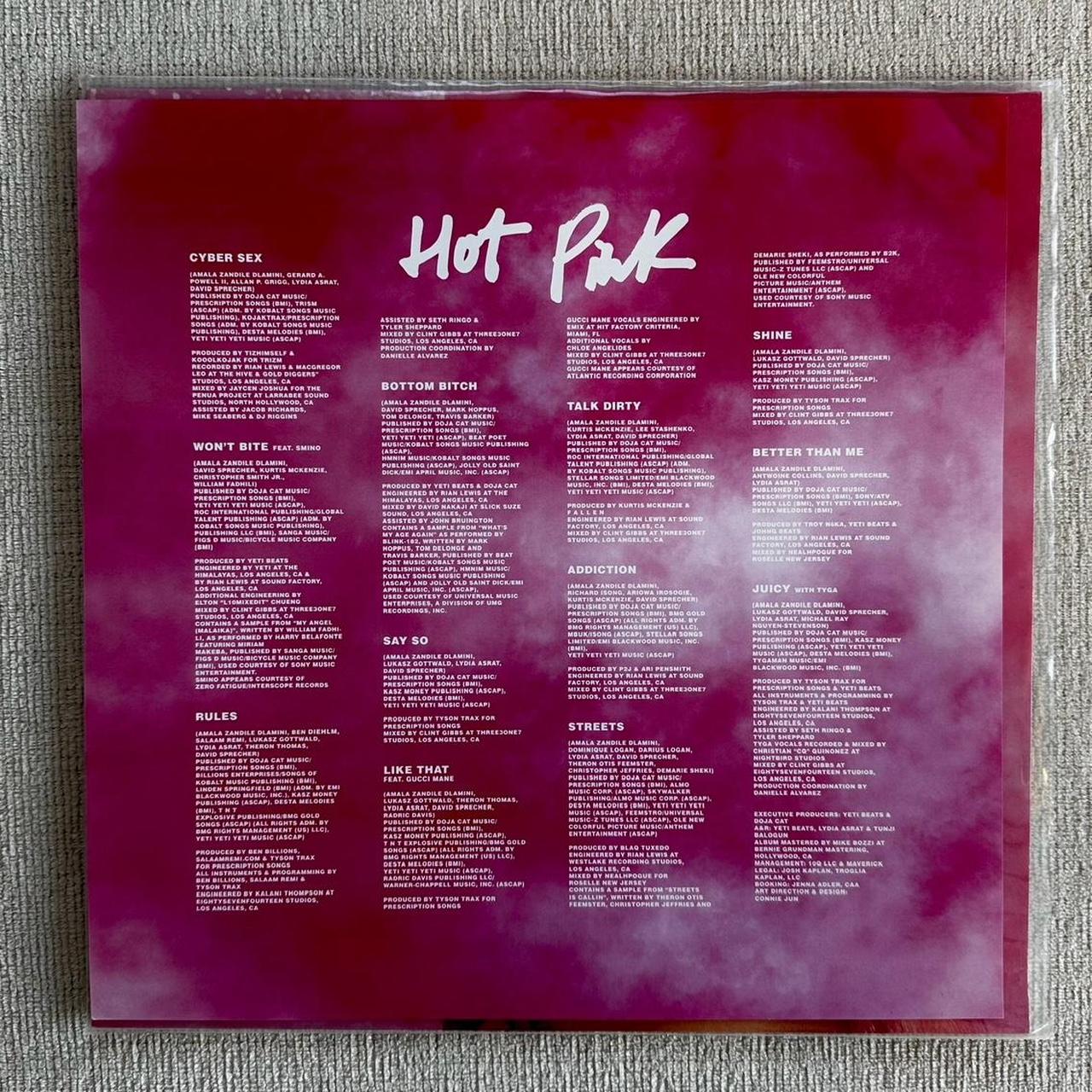 [USED] Doja Cat — Hot Pink LP, Pink Colored Vinyl... - Depop