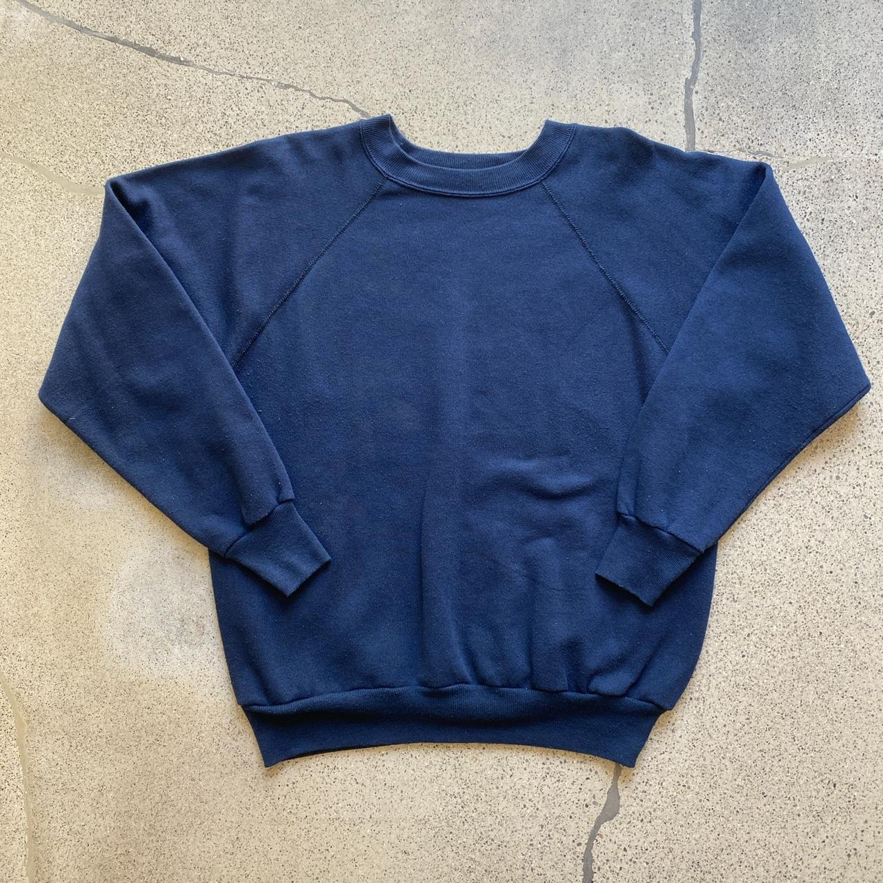 Vintage Raglan Cut Crewneck 1980s Made in the... - Depop