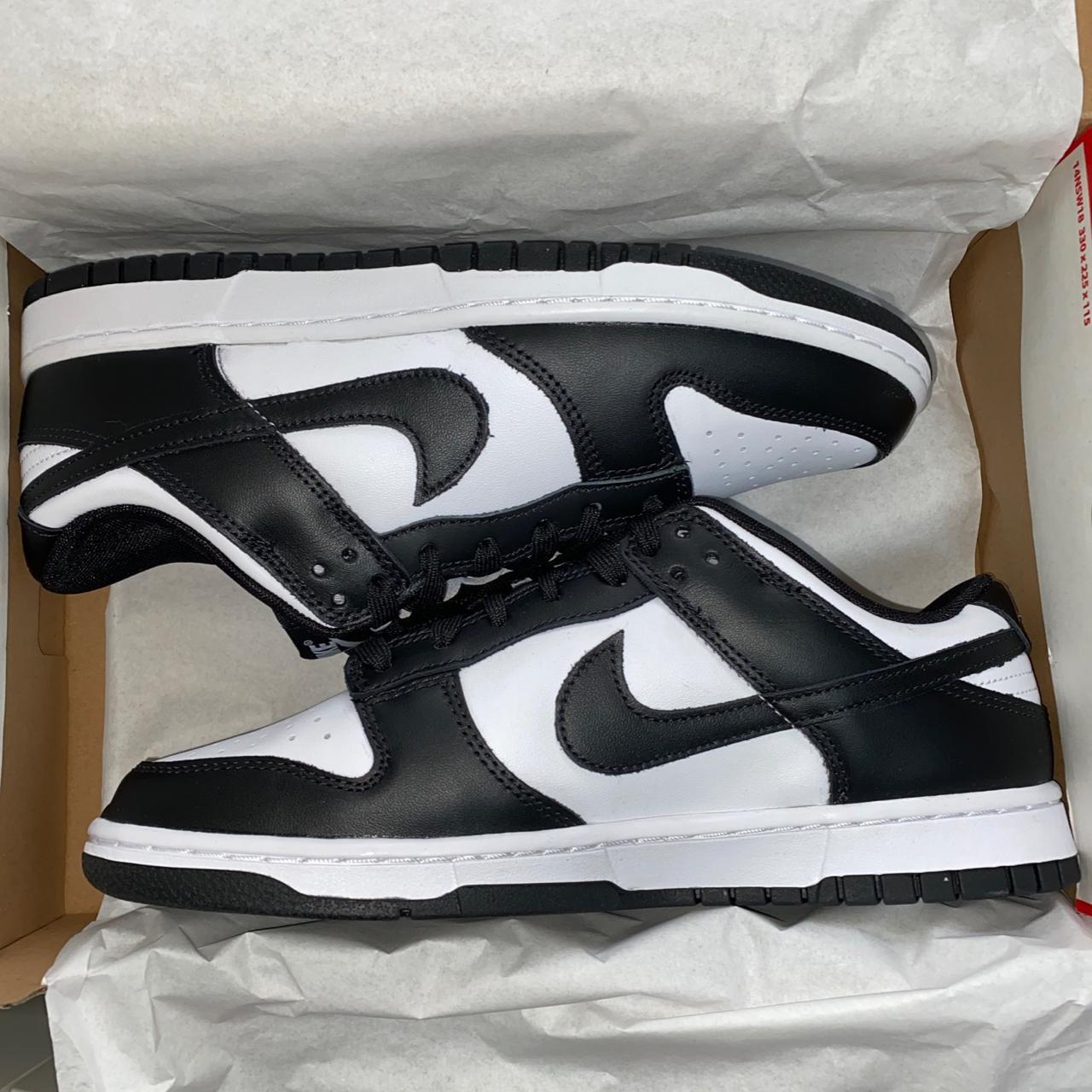 Nike panda dunks low Black and white 100% authentic... - Depop