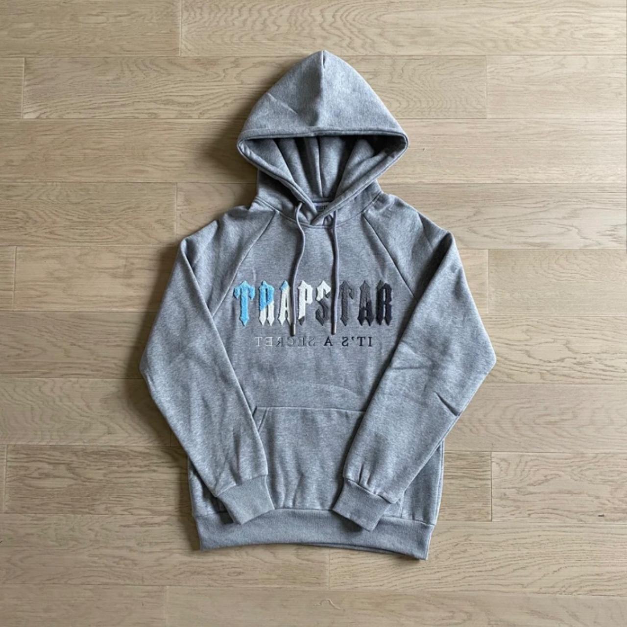 Trapstar Ice Cold Chenille Decoded Tracksuit Ice... - Depop