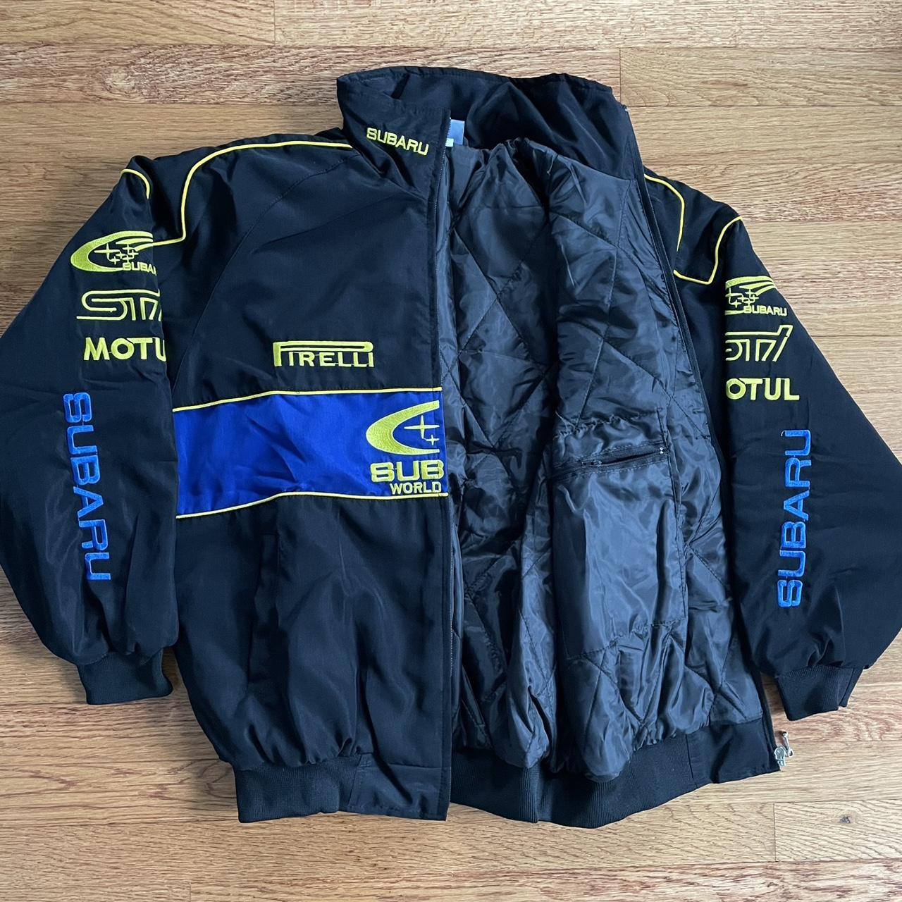 Formula 1 Subaru Racing Jacket Men’s F1 Embroidered... | Depop