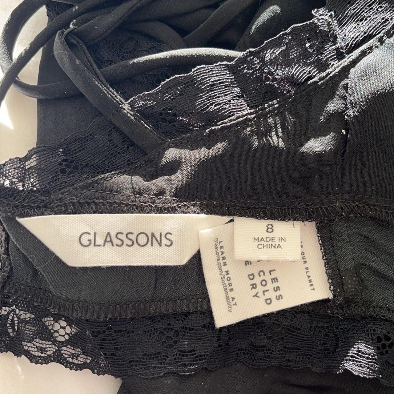 Glassons black lace singlet RRP:$40 fits size 6-8 - Depop
