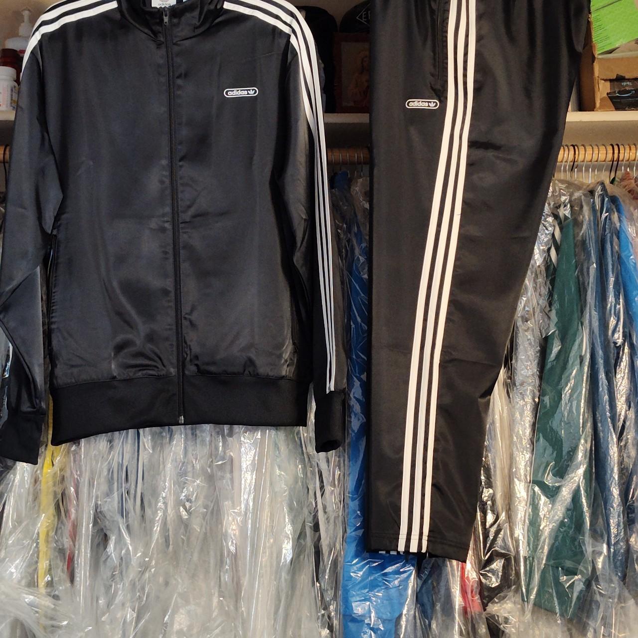 Adidas originals men's satin firebird tracksuit size... - Depop