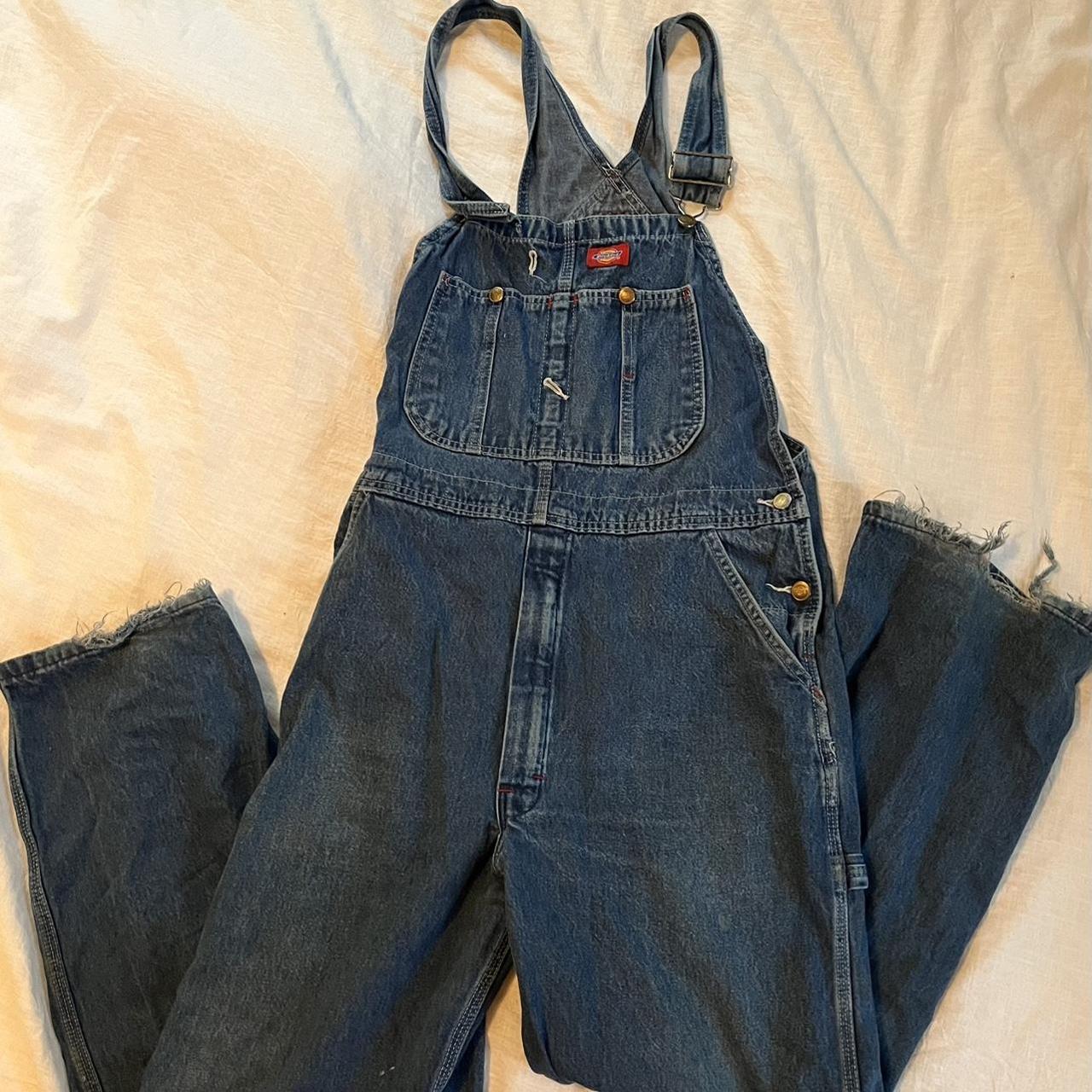 sick dickies overalls - size 36x30 problems with... - Depop