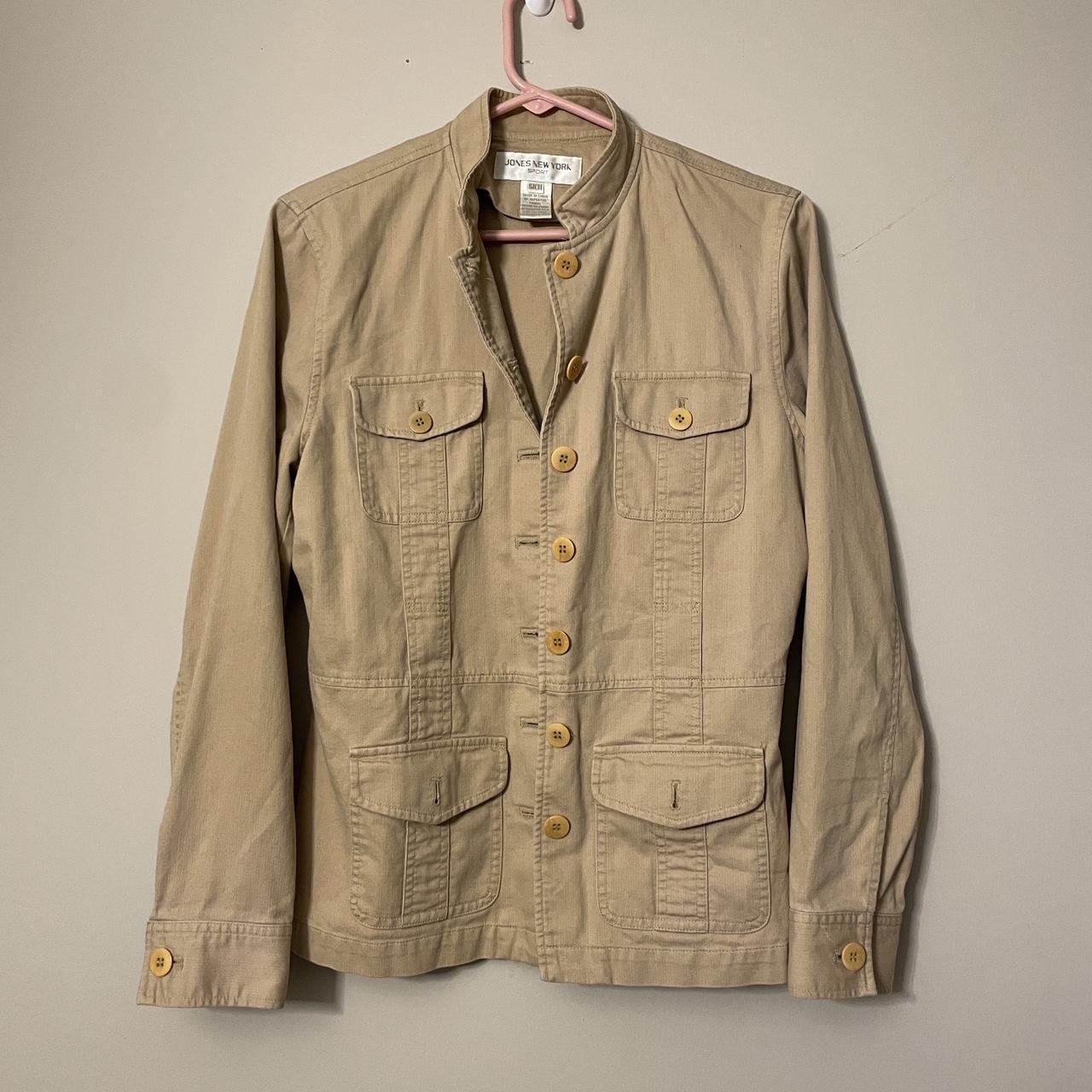 Tan lightweight jacket. Perfect for fall! Size:... - Depop