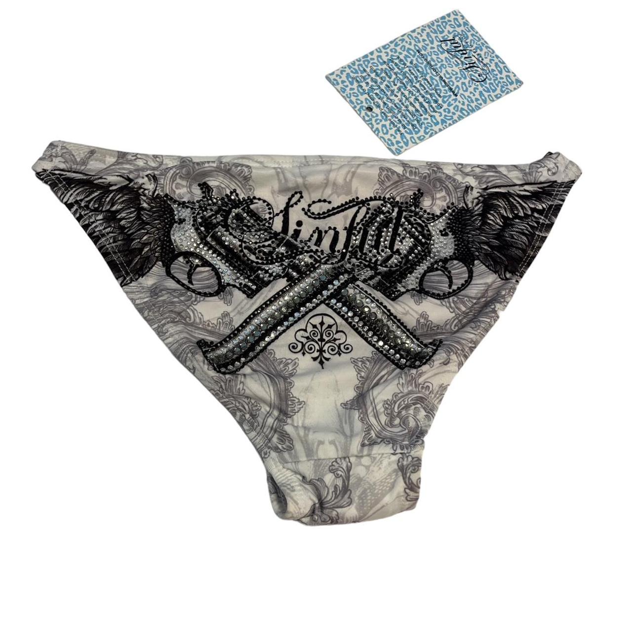 super cute sinful affliction white and black grunge... - Depop
