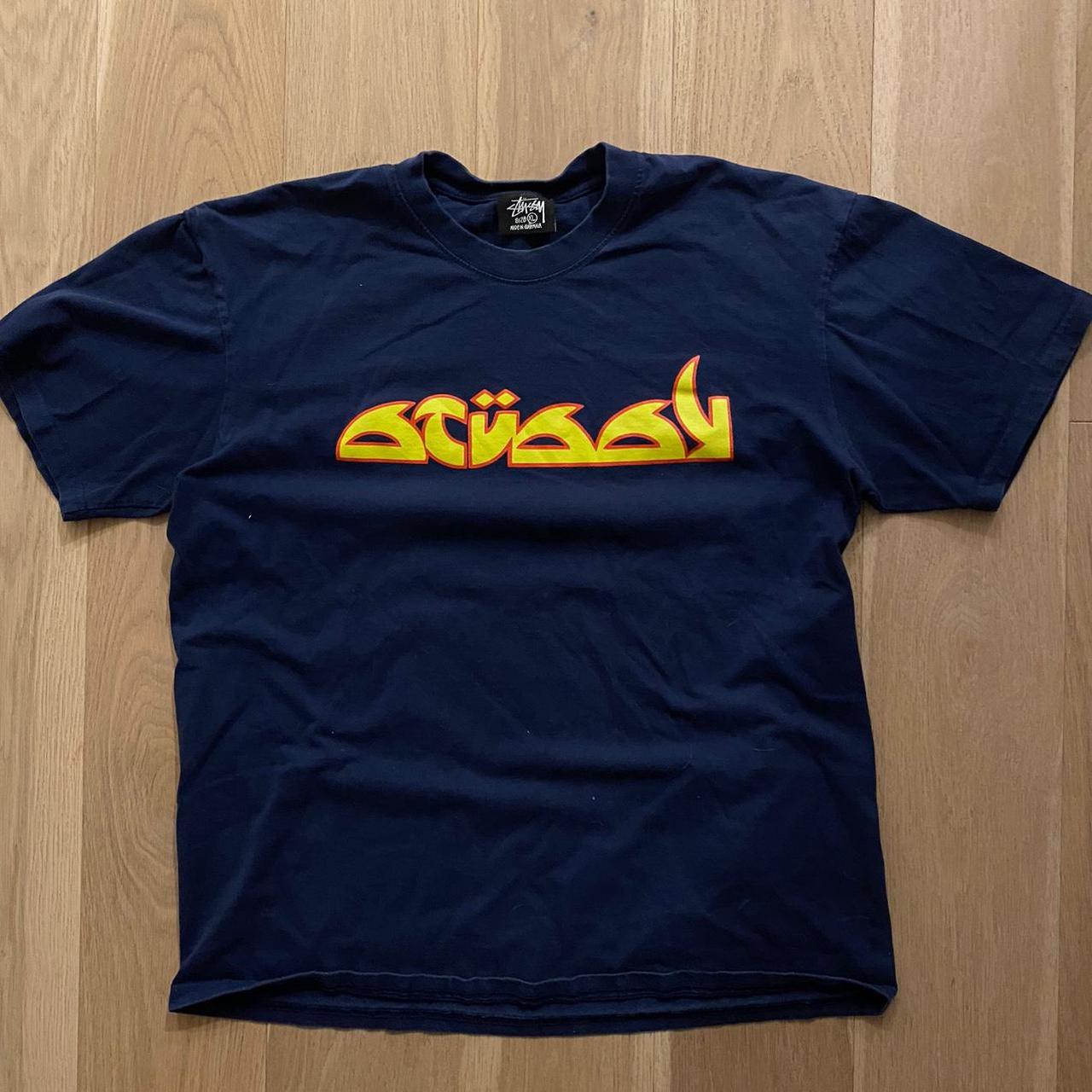 Stussy funky font T Ptp 22” Ttb 28” | Depop