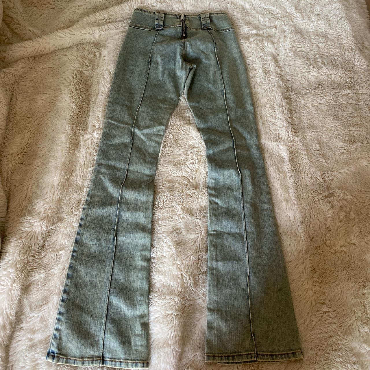 Revice Denim low rise flare jeans with super cute... - Depop