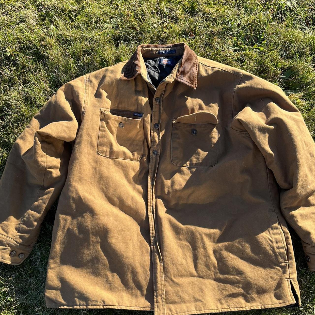 Dickies Mens Tan Jacket Depop