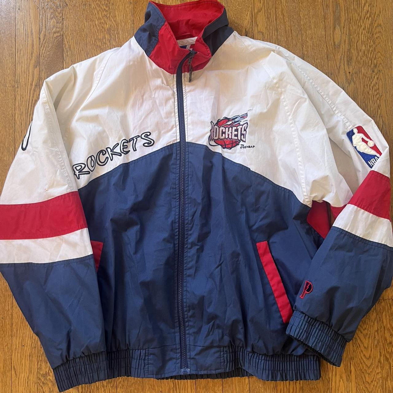 Vintage 1994 Houston Rockets Pro Player Jacket... - Depop