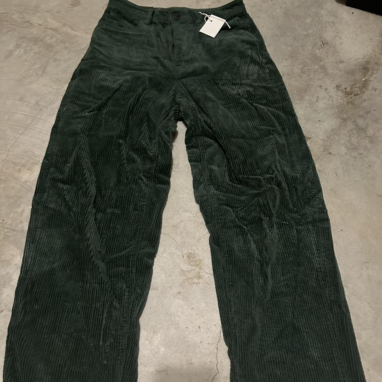 Green cord pants Super cool The perfect green and... - Depop