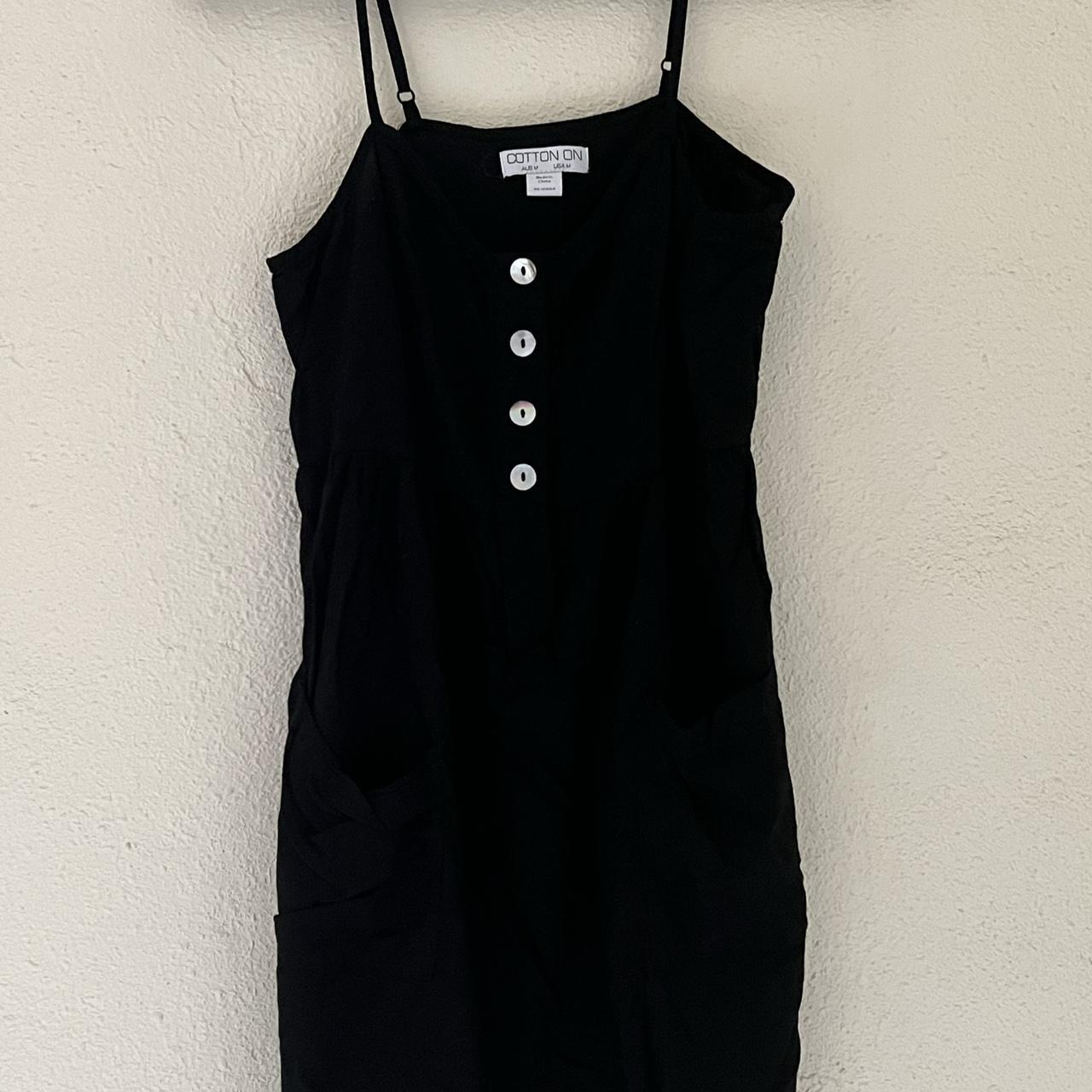 Cotton on black dress. Not large chest friendly! M/L - Depop